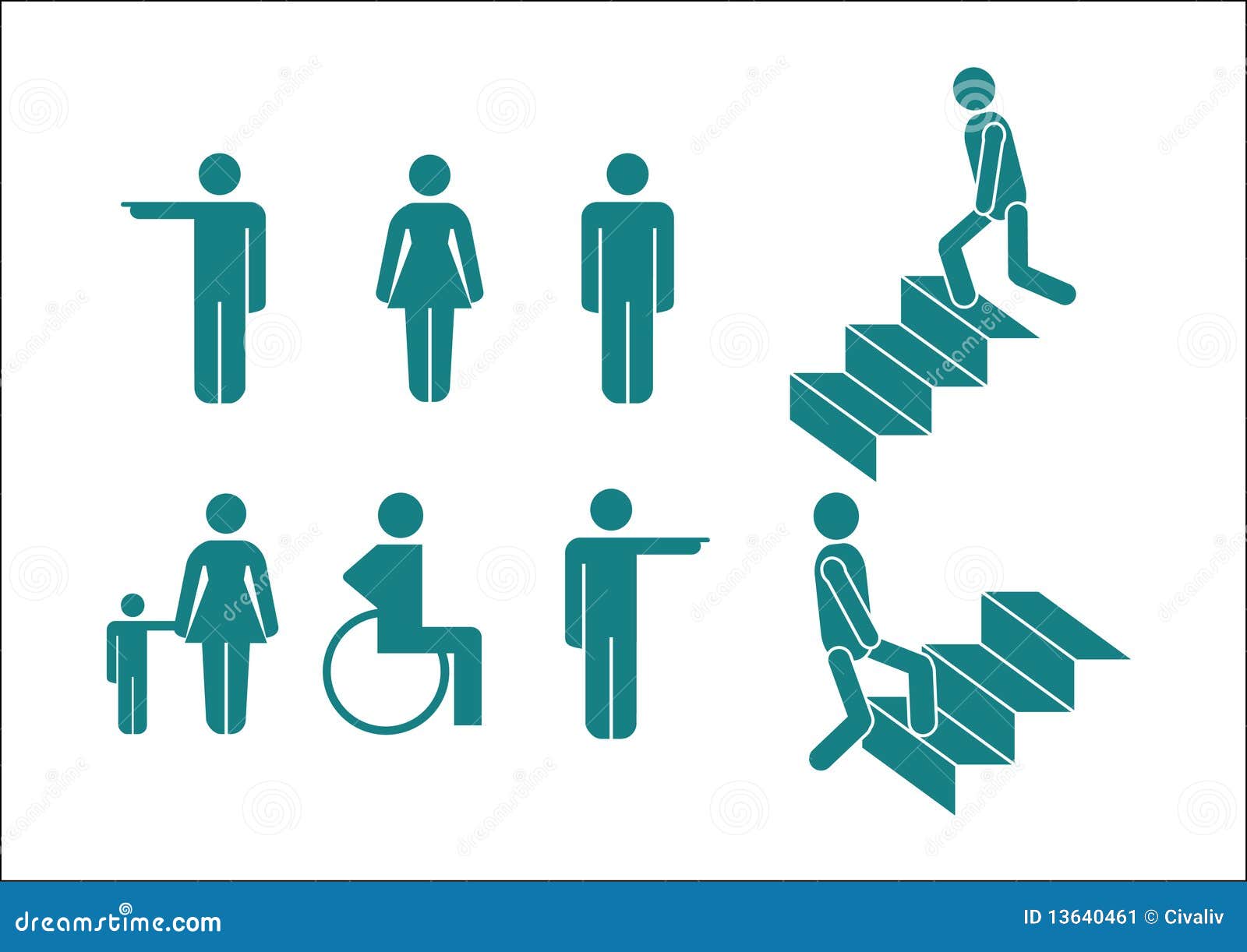 Ramassage de pictogramme illustration de vecteur. Illustration du ...
