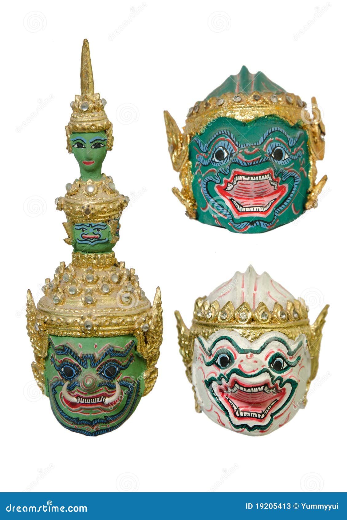 Khon Mask Of Ramayana Story Royalty-Free Stock Photography ...