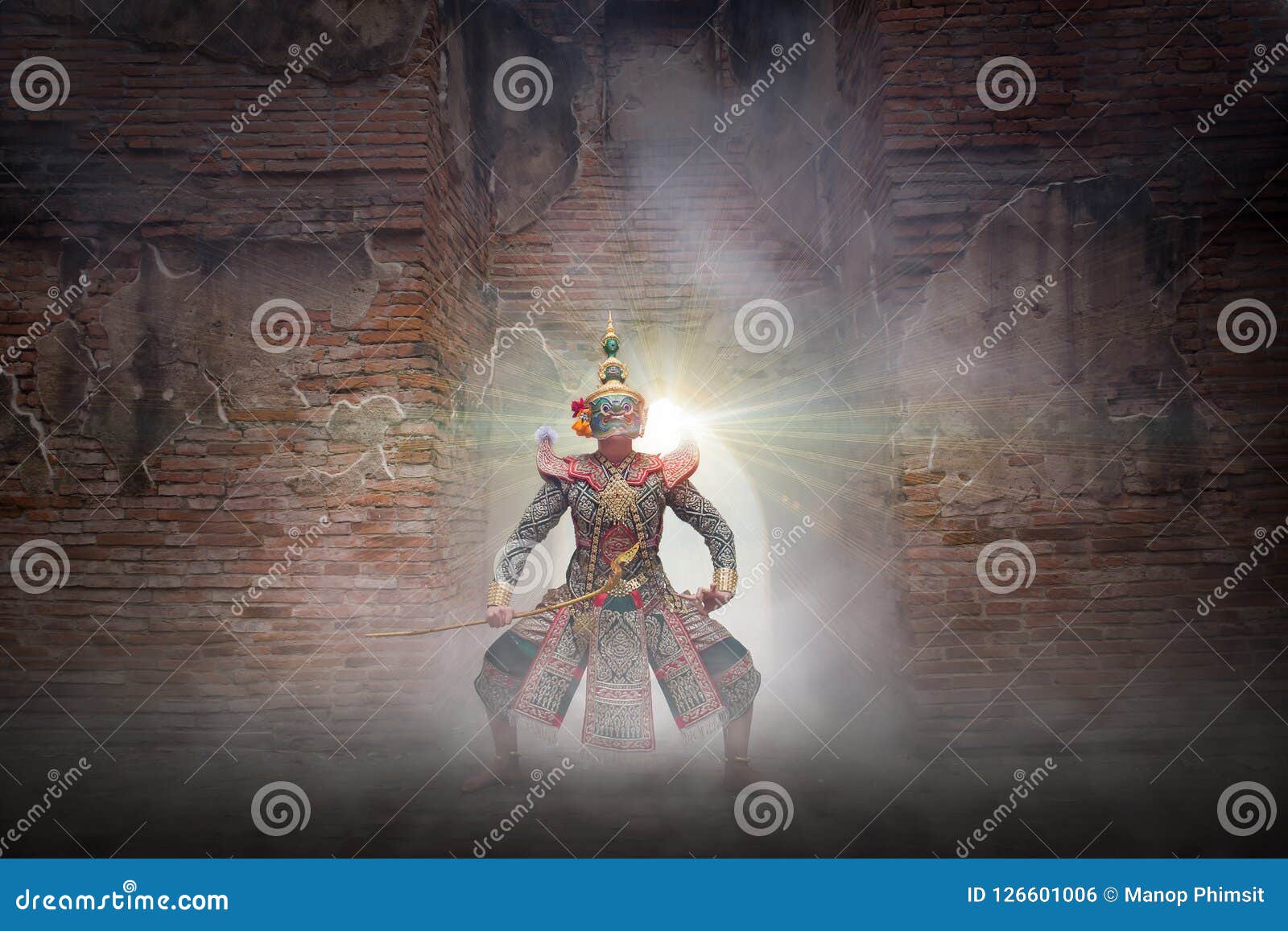Ramayana Thos-sa-kan Character Stock Photo - Image of poor, giant ...