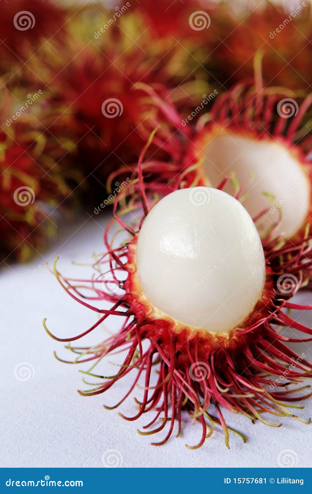 Rambutan stock image. Image of tropical, sweet, peel - 15757681