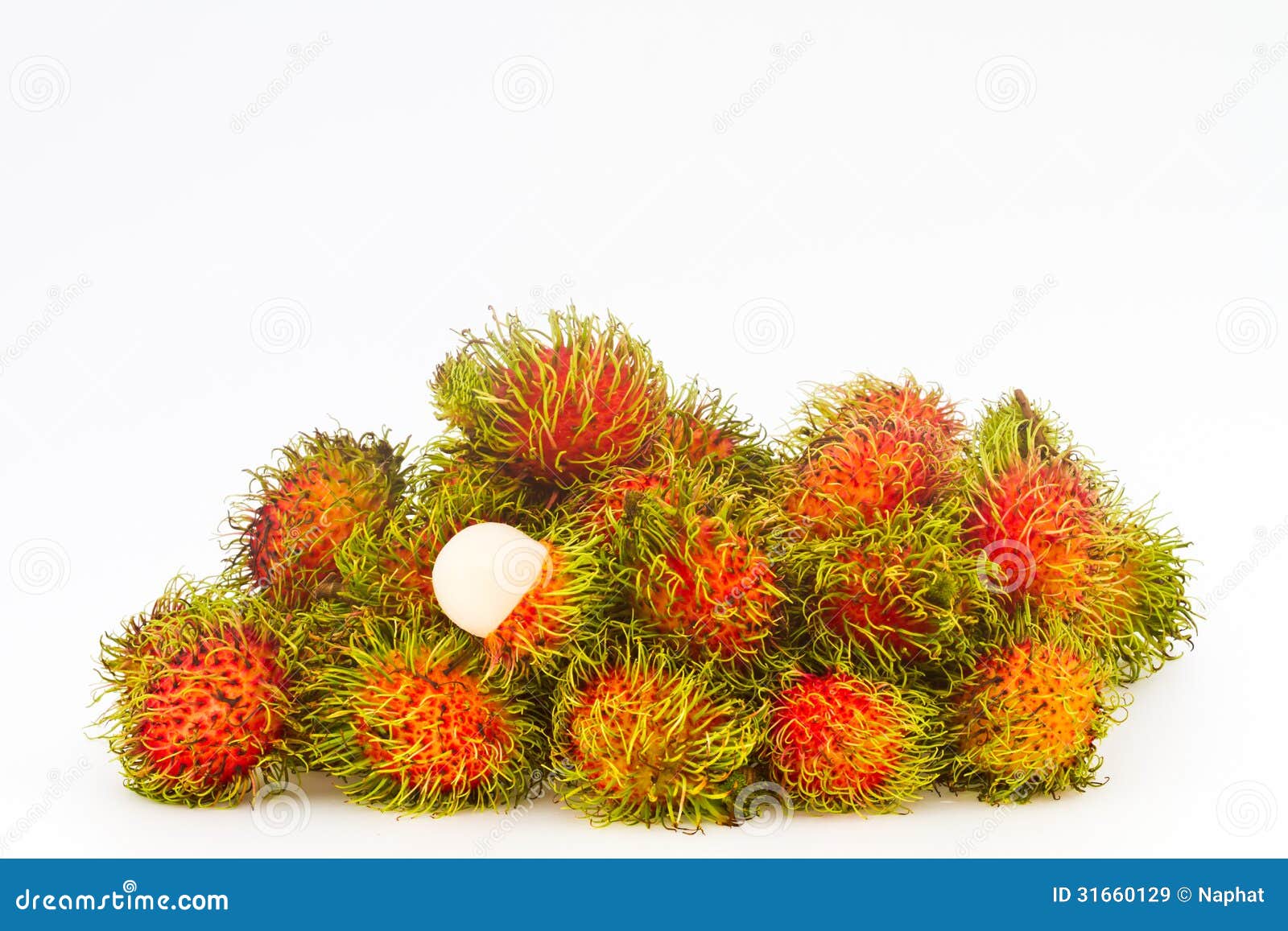 Rambutan stock image. Image of harvest, dessert, rambutan - 31660129