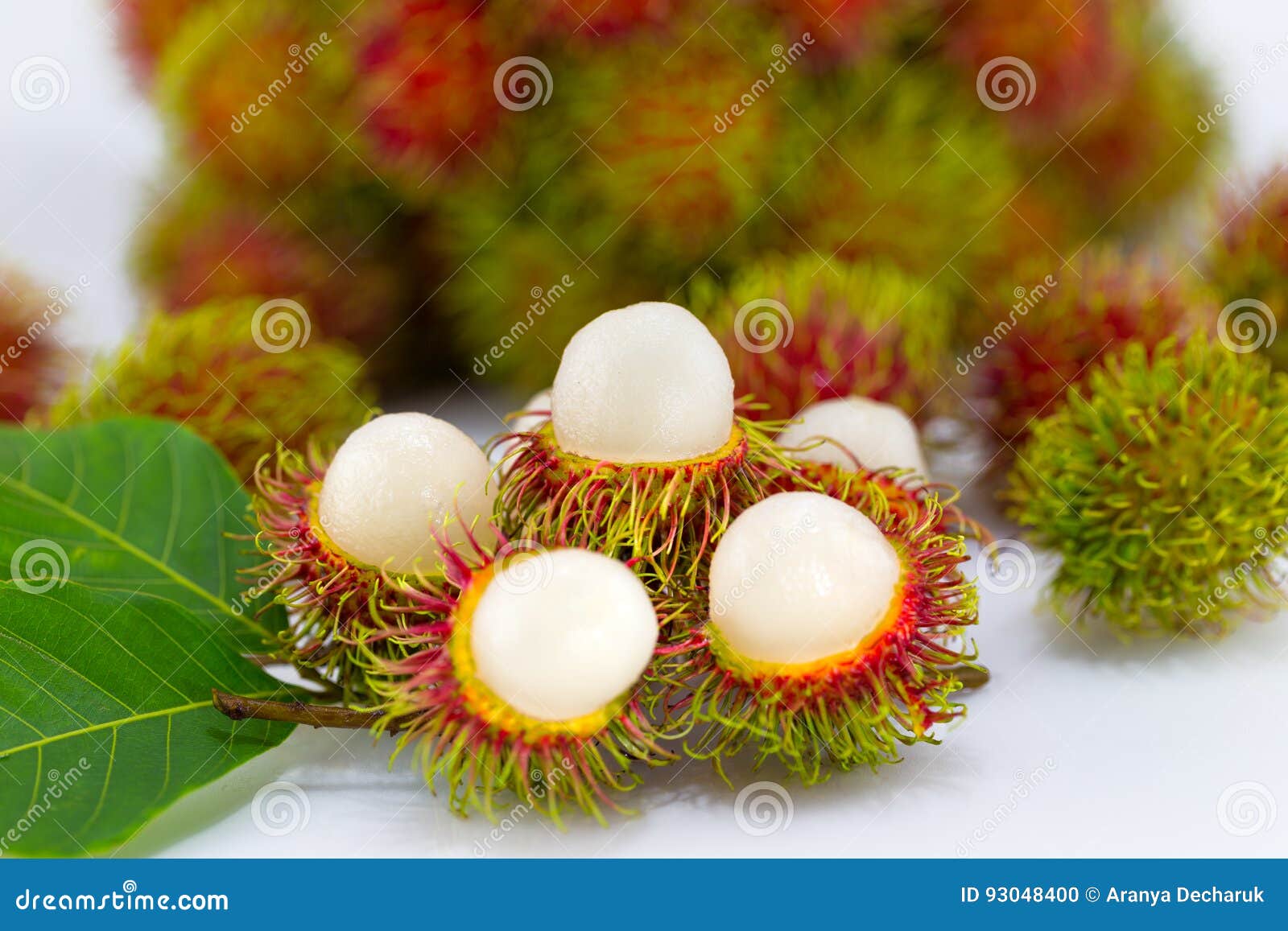 Rambutan stock photo. Image of rambutans, thai, peel - 93048400