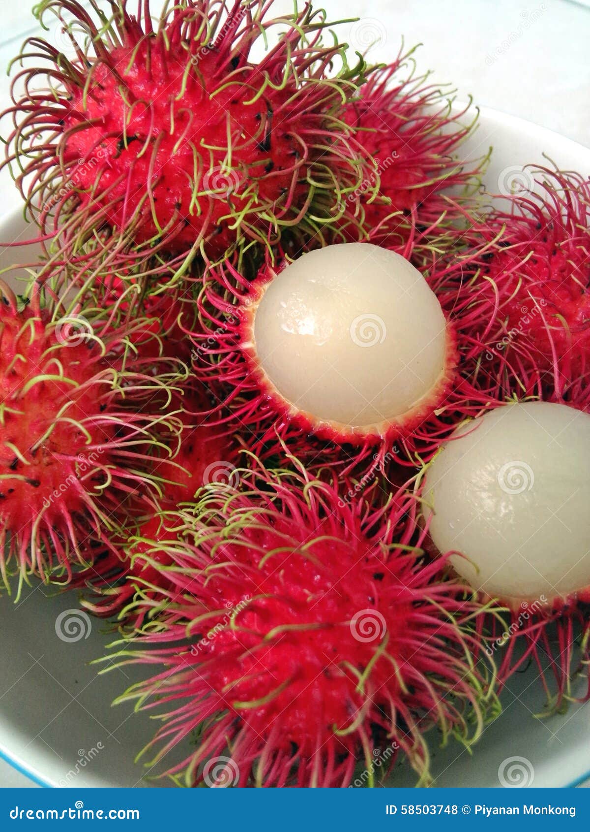 Rambutan stock photo. Image of hairy, fruit, food, plant - 58503748