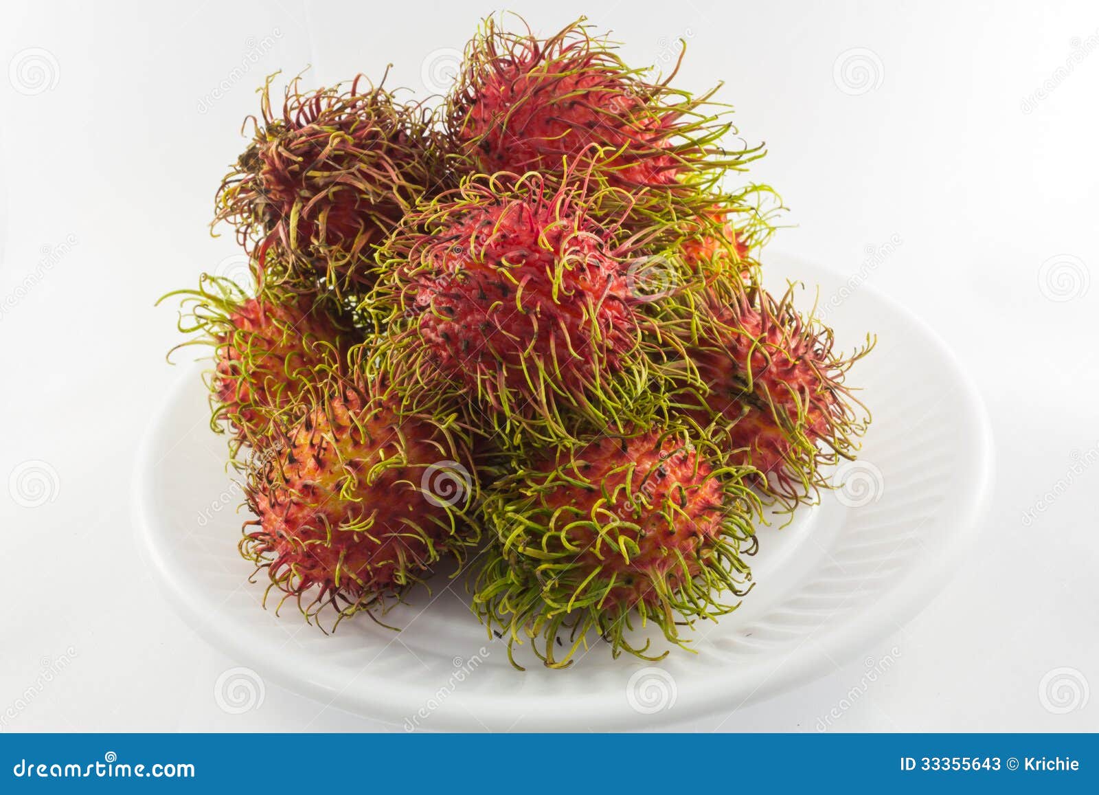 Rambutans stock image. Image of isolated, nature, healthy - 33355643