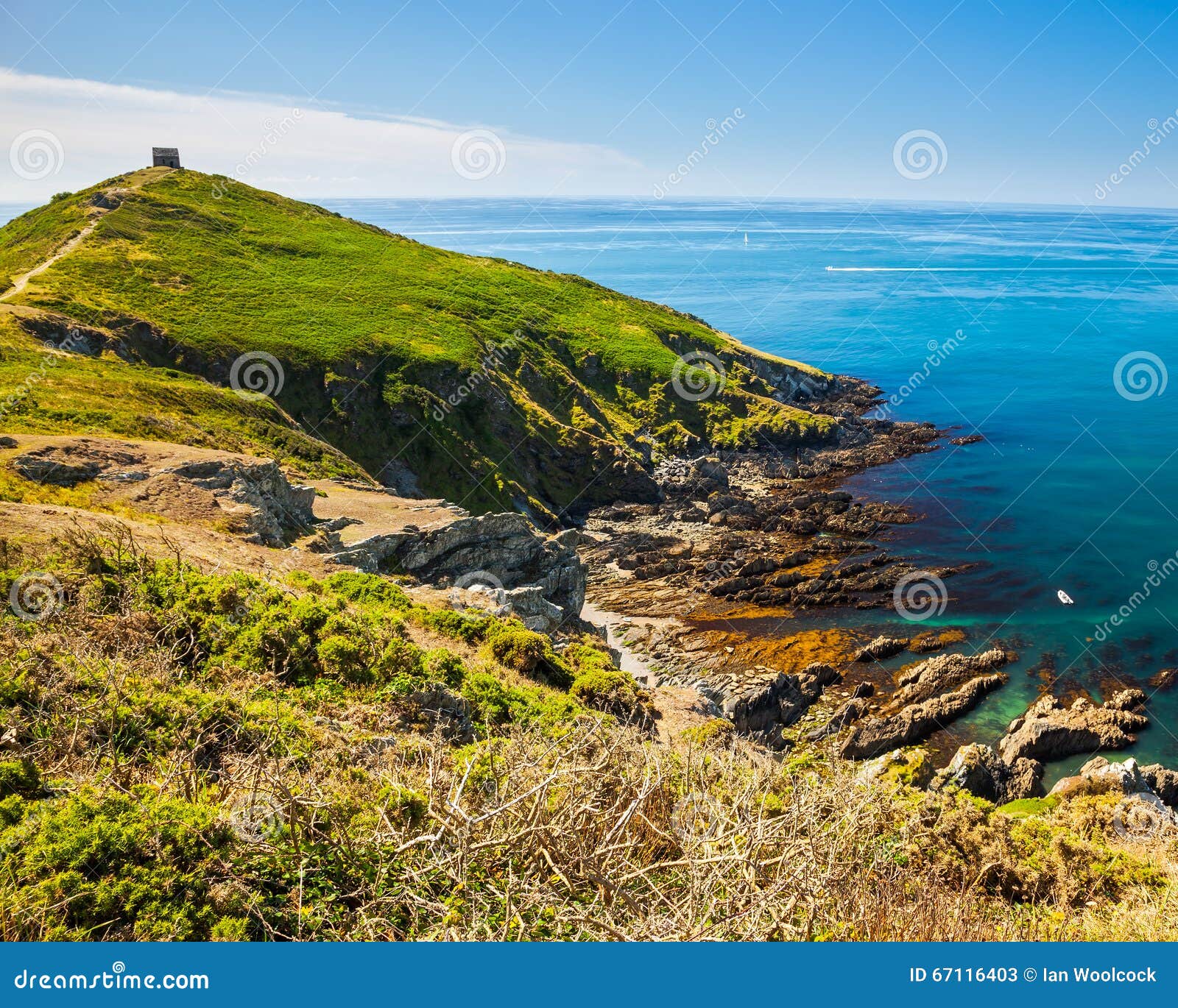 Rame Head Cornwall England stock image. Image of scenic - 67116403