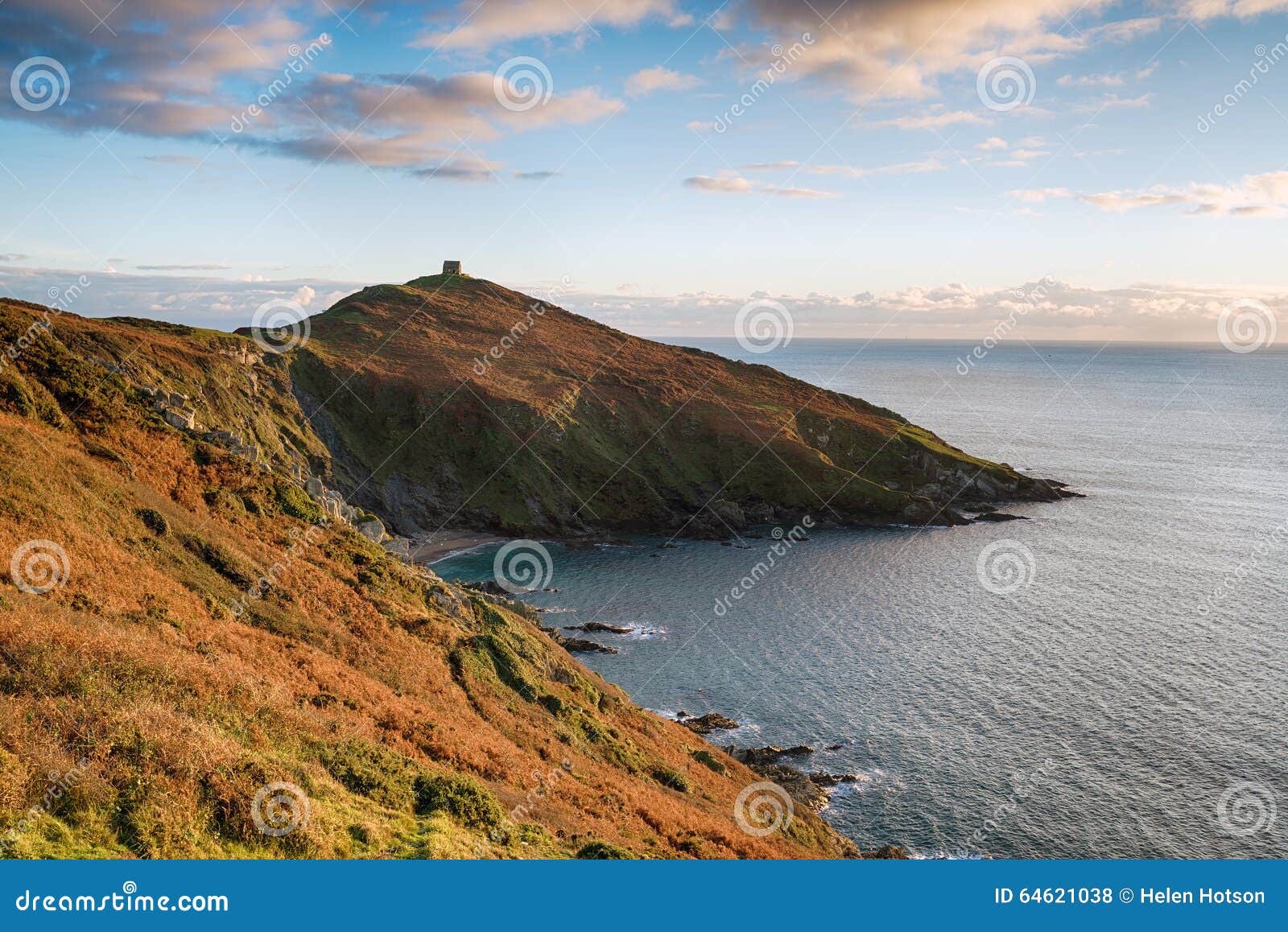 Rame head in Cornwall stock photo. Image of cliffs, britain - 64621038