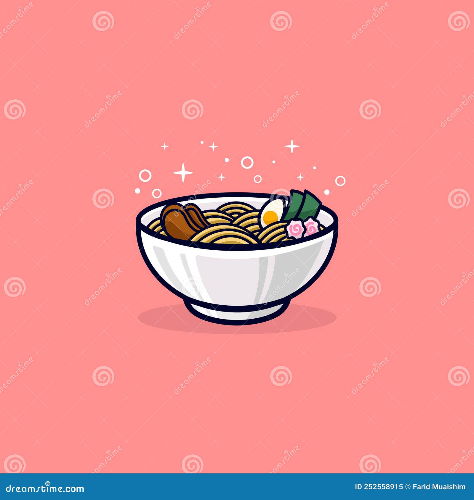 Ramen Cartoon Vector | CartoonDealer.com #262549378