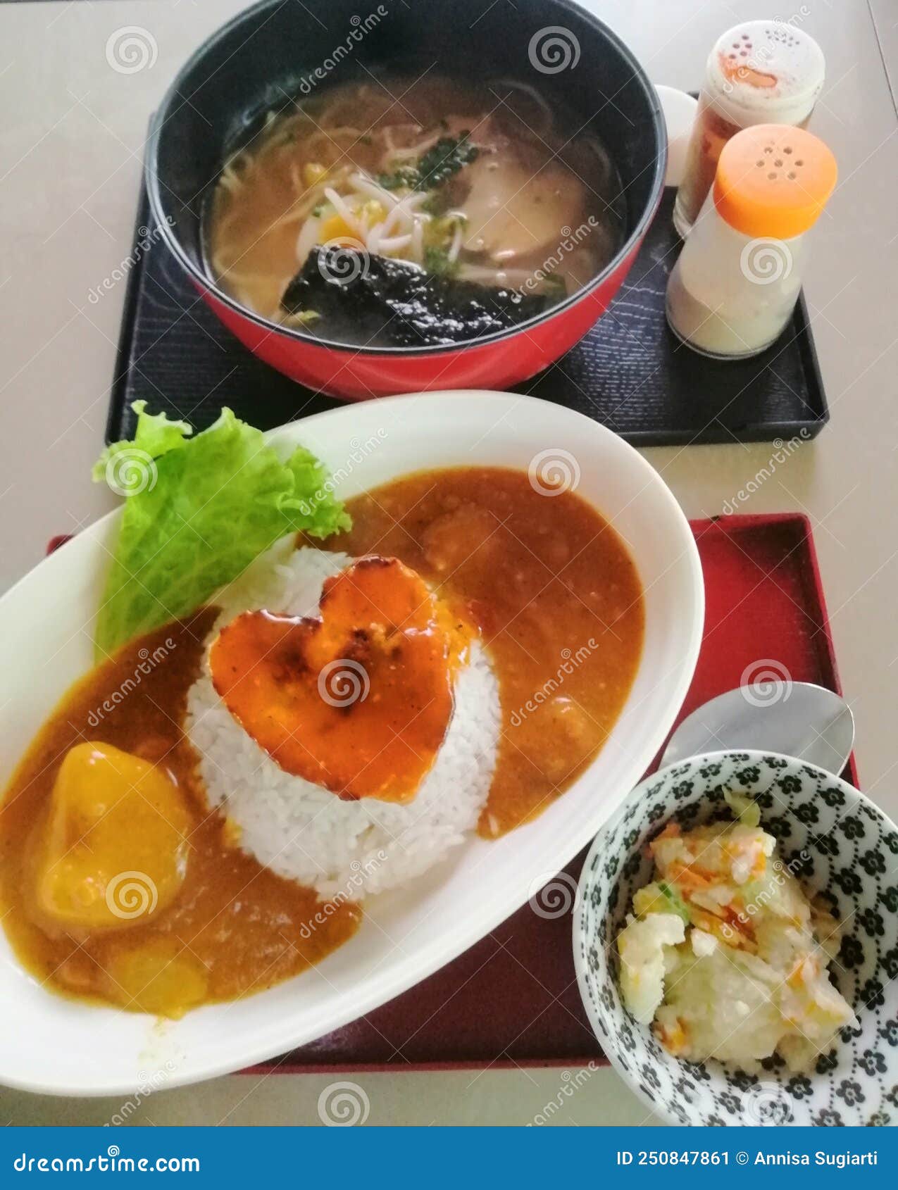 Ramen and Curry stock image. Image of brunch, soup, ramen - 250847861