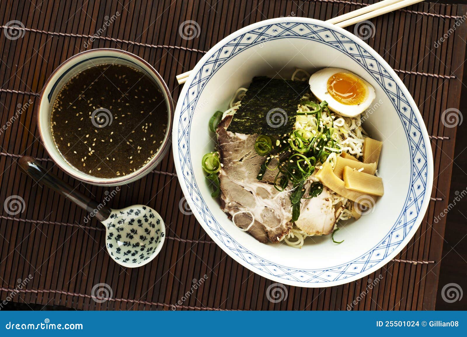 Ramen meal set stock photo. Image of miso, meat, sesame - 25501024
