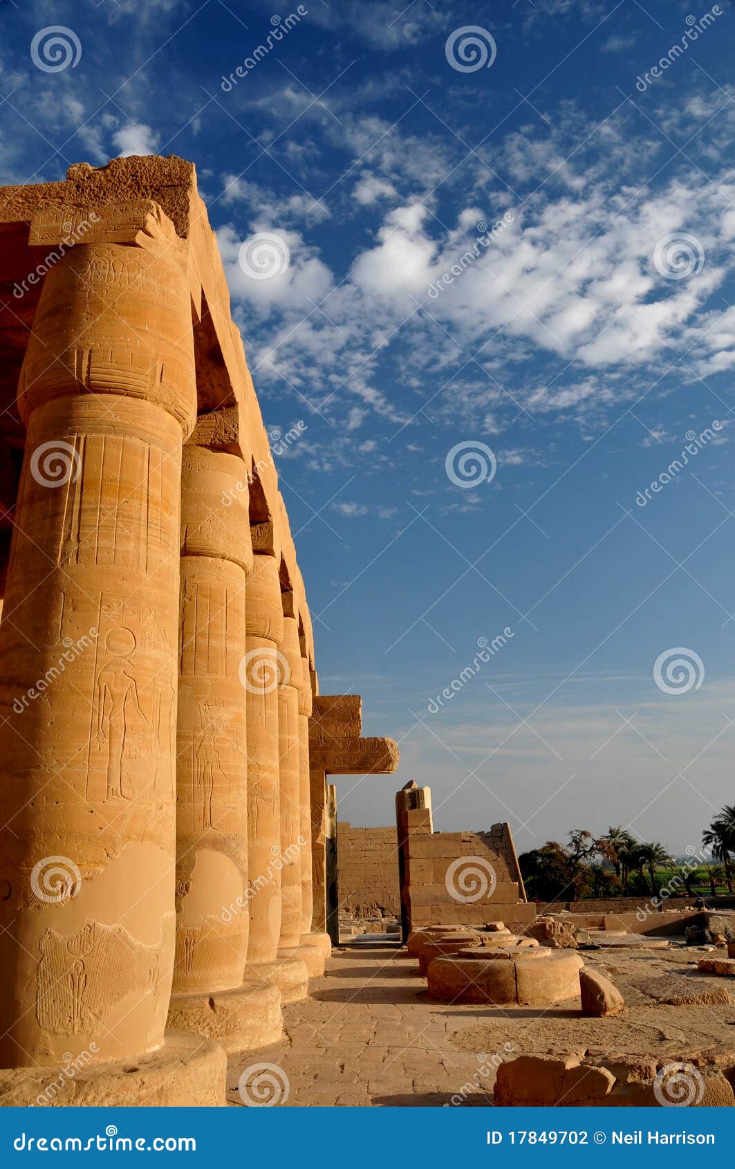 Ramesseum stock photo. Image of giant, religion, sculpture - 17849702