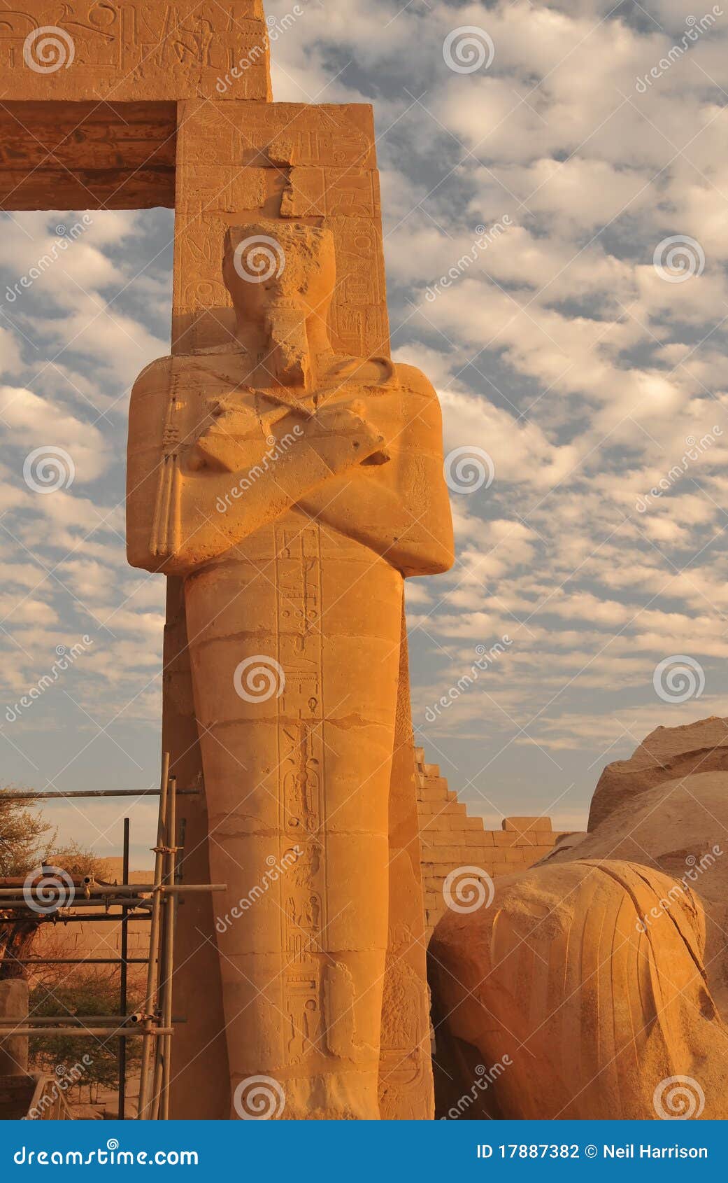Ramesseum stock photo. Image of egypt, ancient, archaeology - 17887382