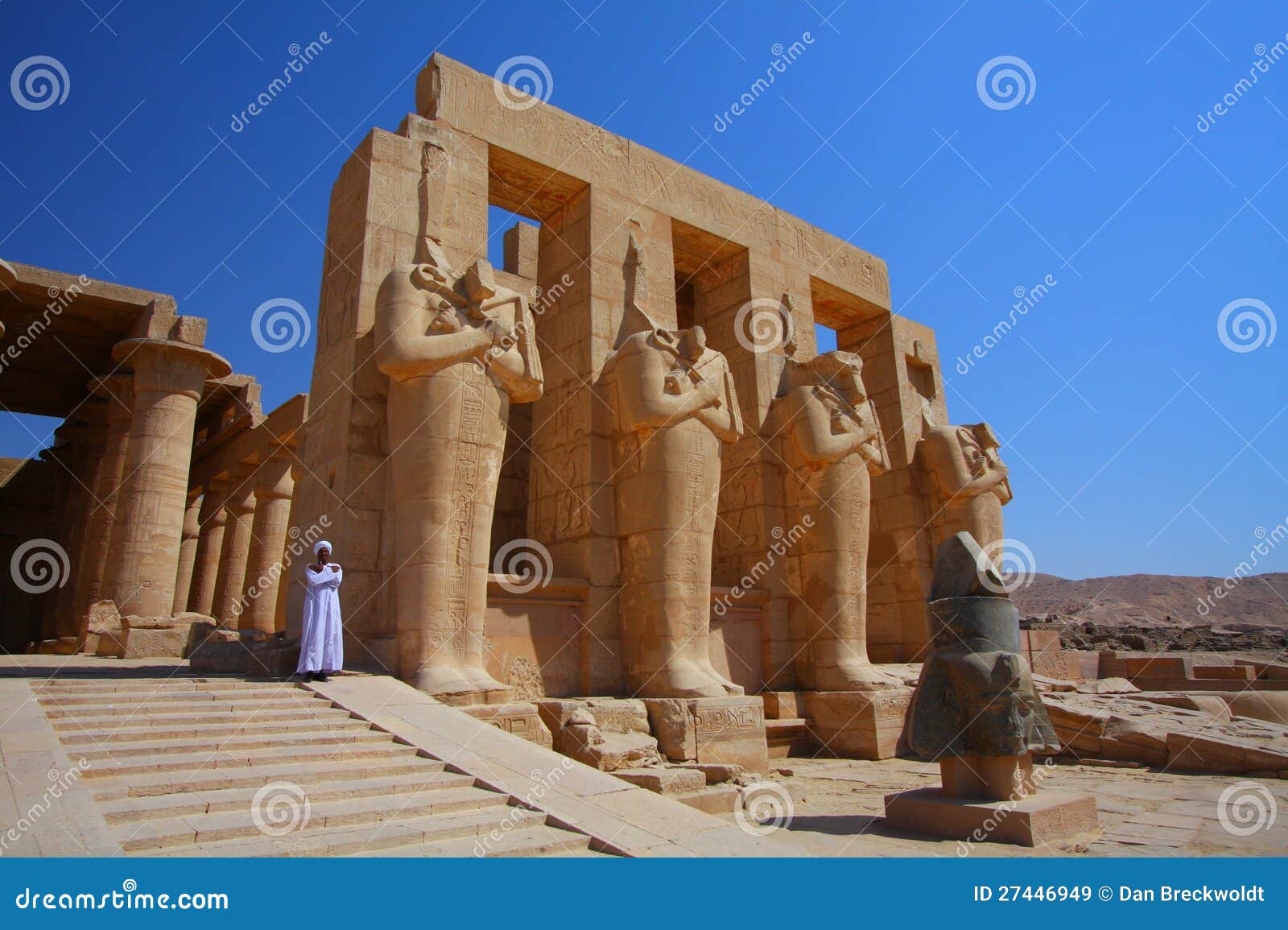 The Ramesseum in Egypt editorial stock image. Image of travel - 27446949