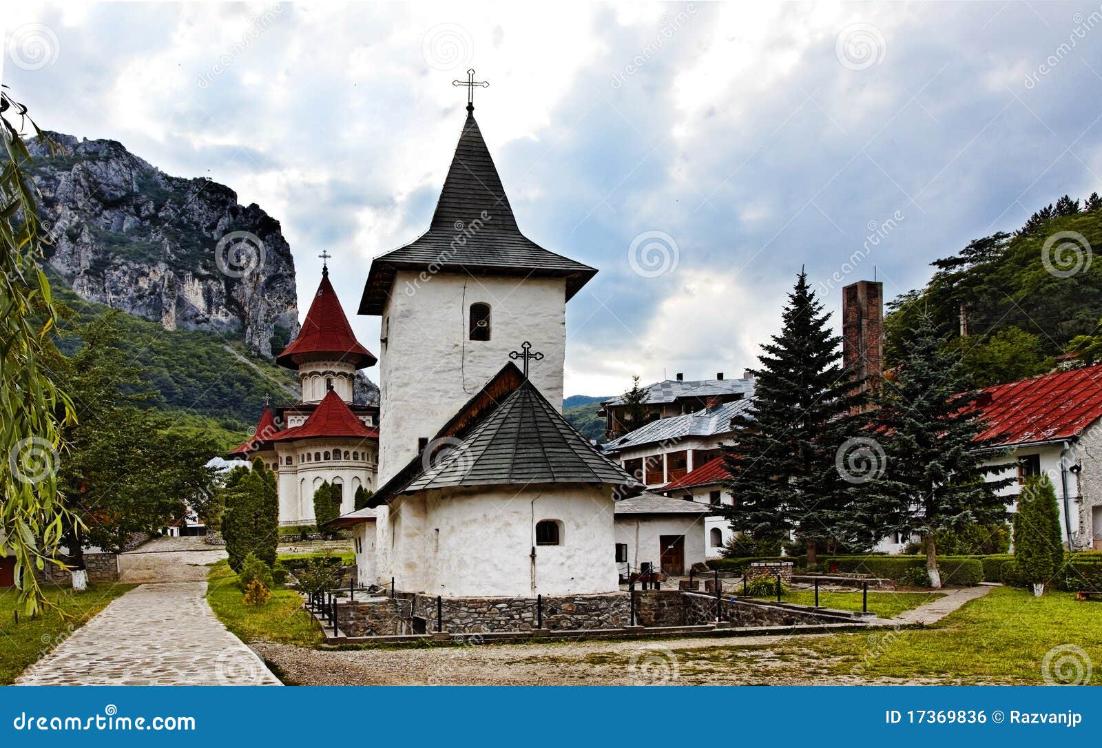 Ramet Monastery stock photo. Image of landmark, romania - 17369836