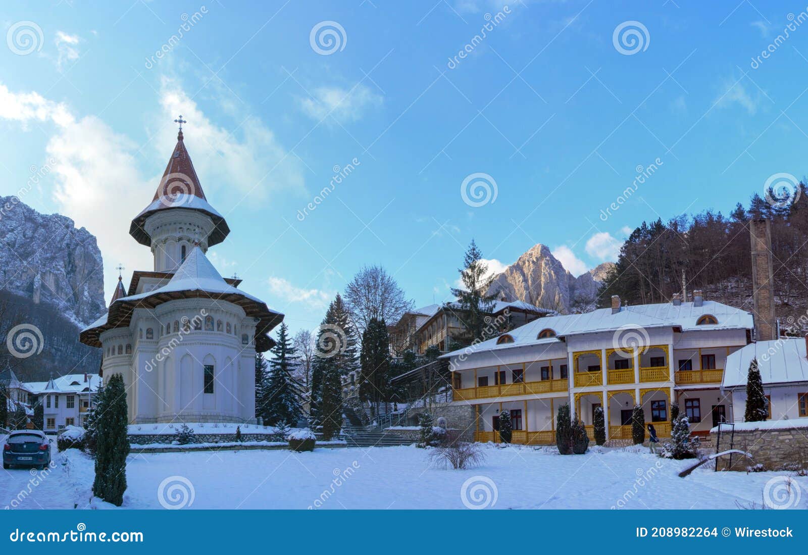 Ramet Monastery in Alba County Editorial Stock Image - Image of church ...