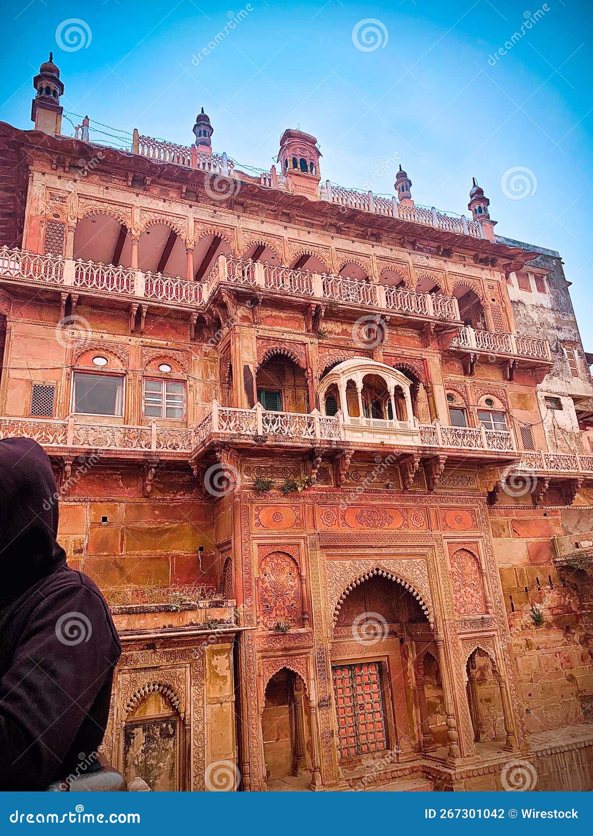Ramgarh Fort Building Facade in Varanasi Stock Photo - Image of antique ...