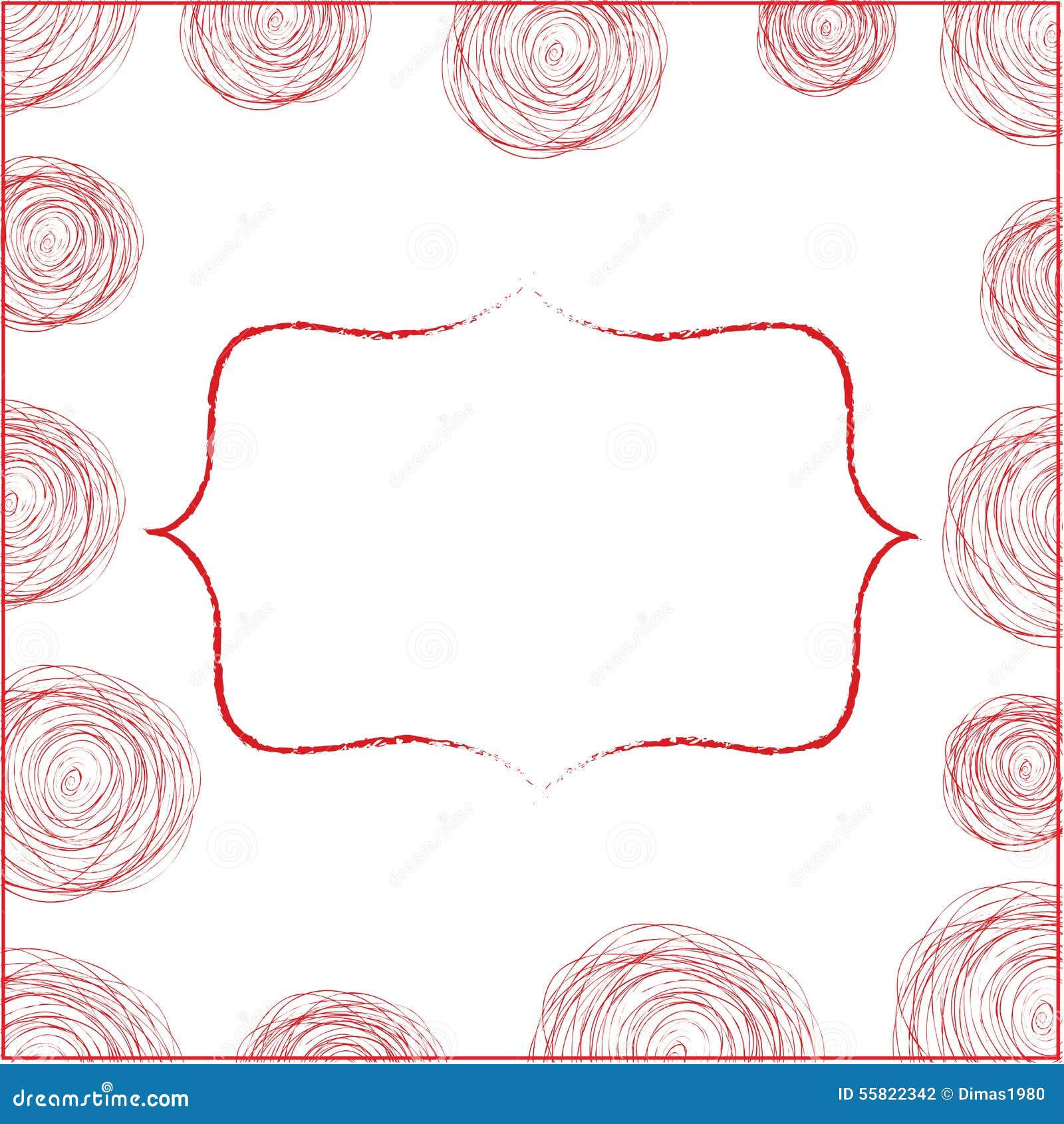 Ramka1 stock vector. Illustration of card, ornate, flower - 55822342