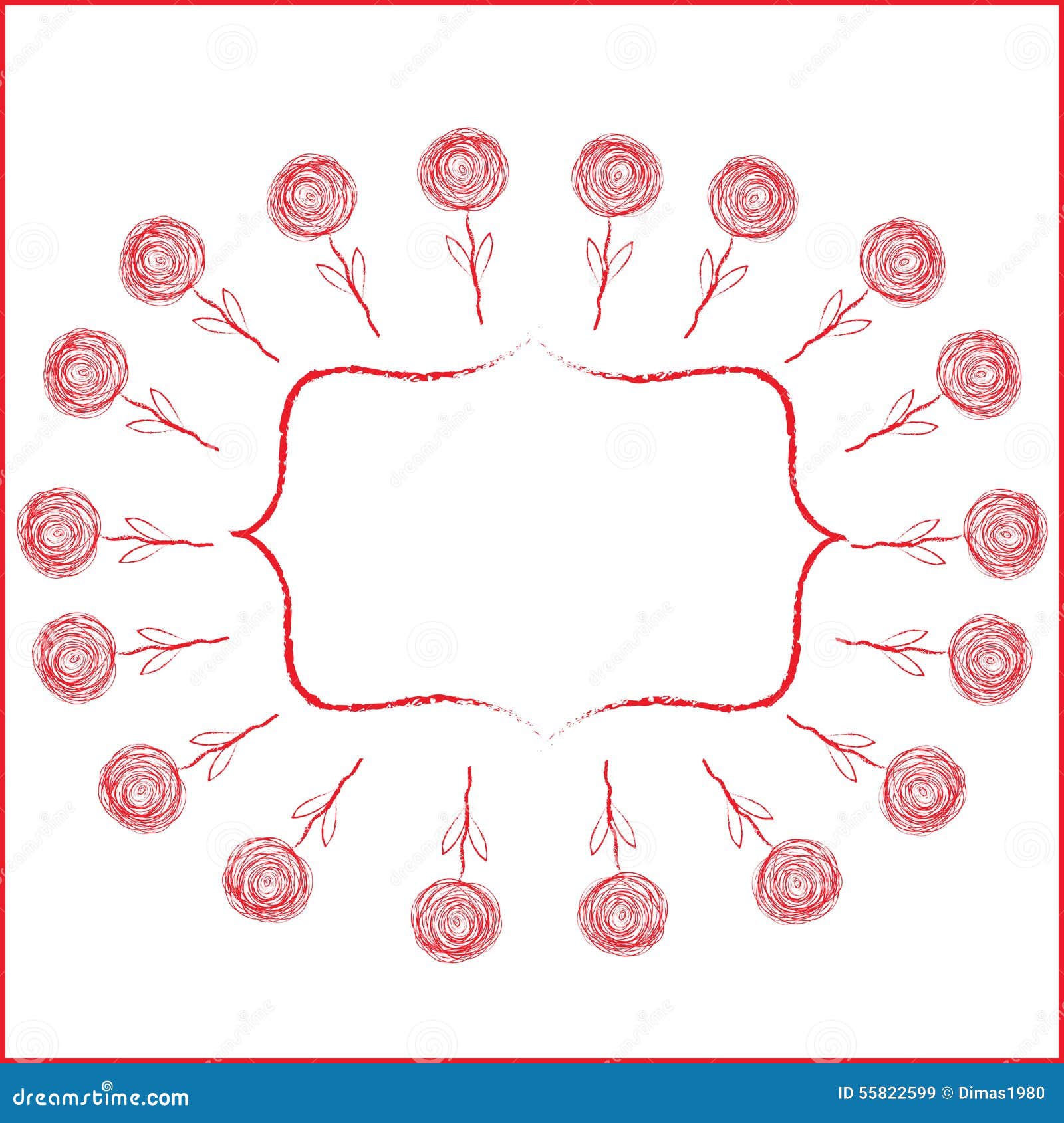 Ramka1 stock vector. Illustration of ornamental, ornate - 55822599