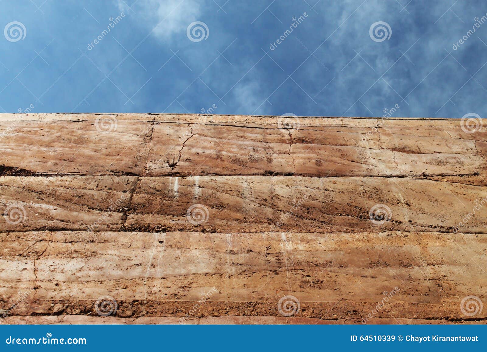 Red Rammed Earth Wall Texture Stock Photo | CartoonDealer.com #99879612