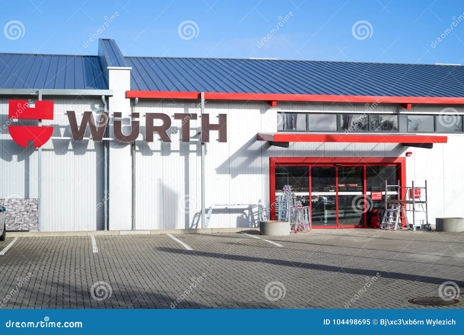 Ramo de Wurth imagem editorial. Imagem de compras, filial - 104498695
