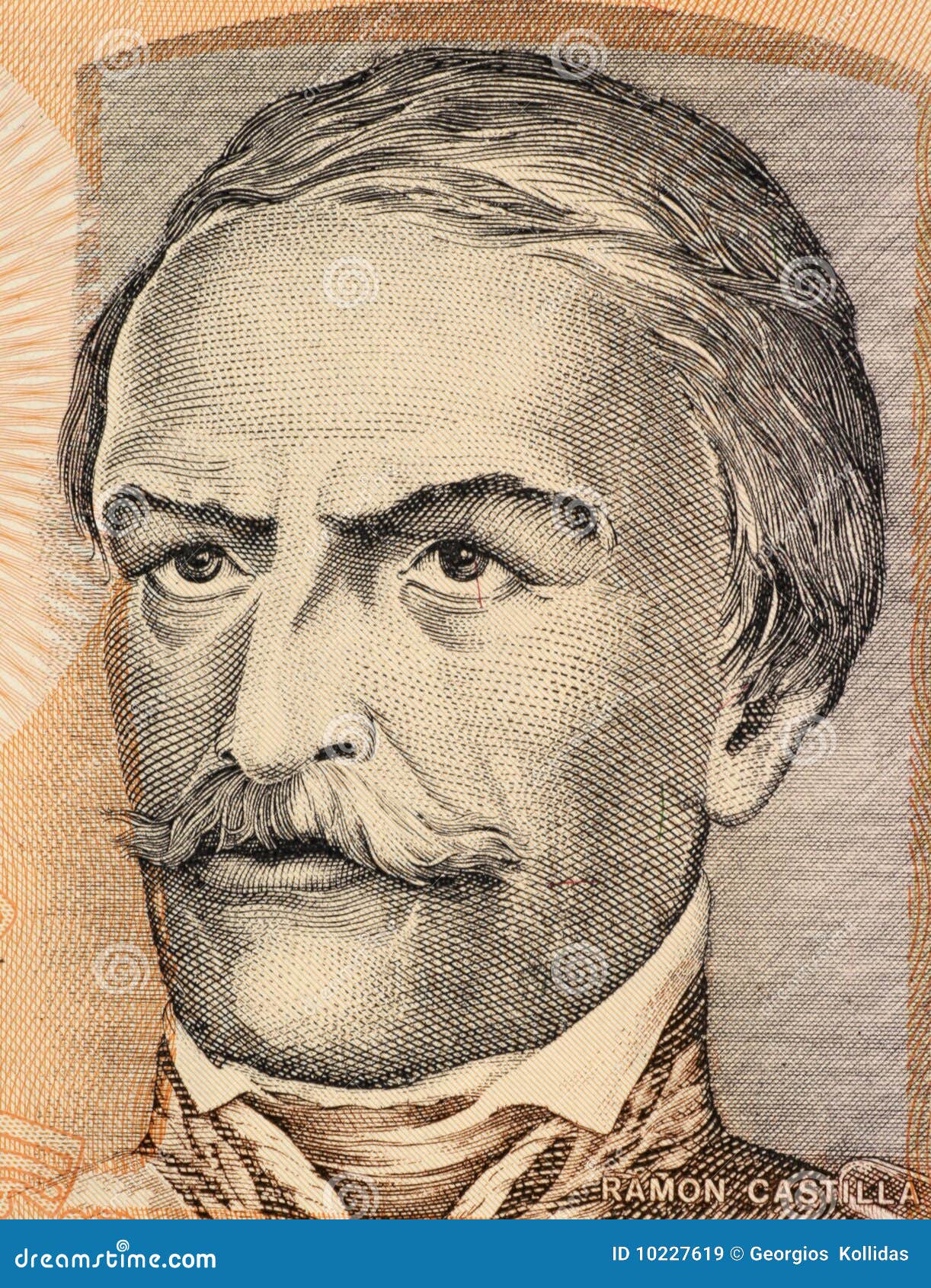 Ramon Castilla stock image. Image of uncirculated, famous - 10227619