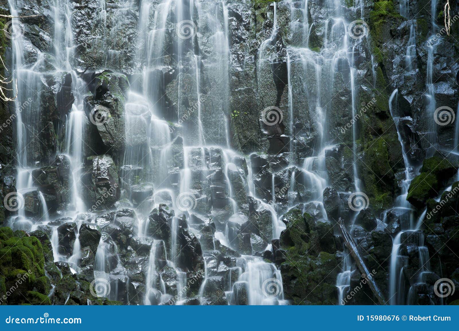 Ramona Falls stock photo. Image of mount, motion, nature - 15980676
