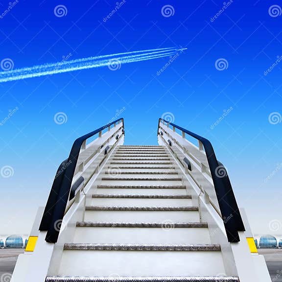 Ramp stock image. Image of stairway, aviation, airport - 16603609