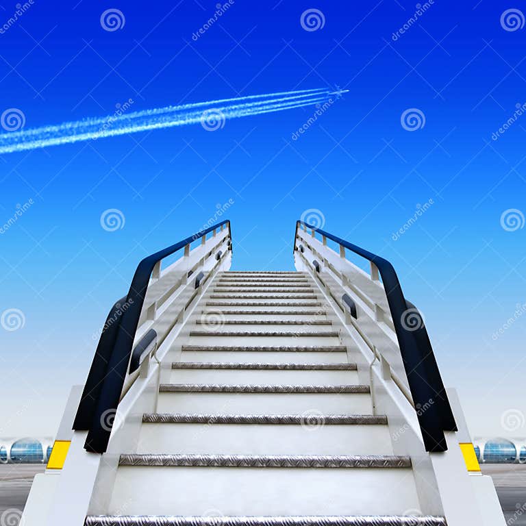 Ramp stock image. Image of stairway, aviation, airport - 16603609