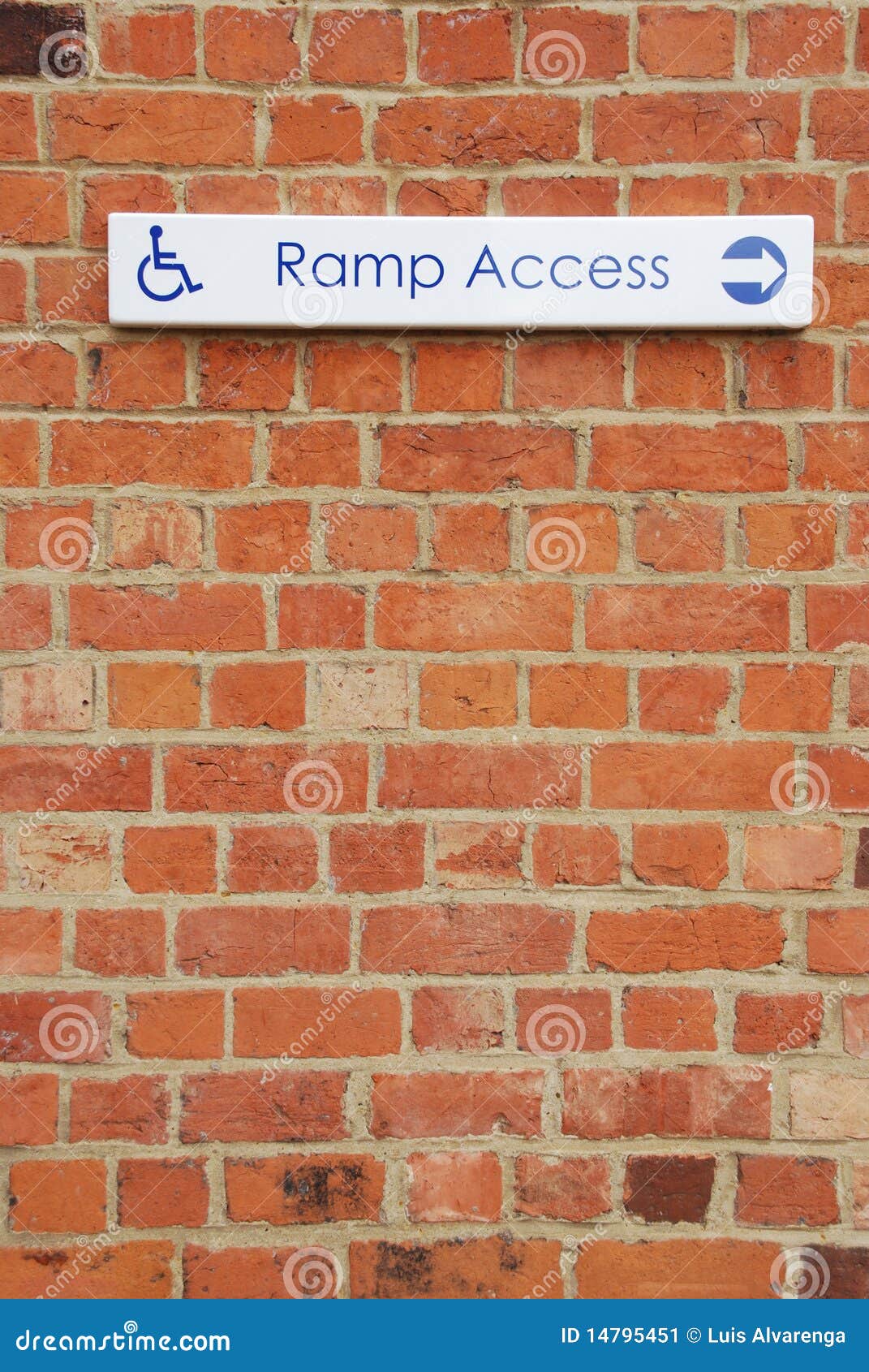 Ramp access sign stock image. Image of accessible, paralyze - 14795451