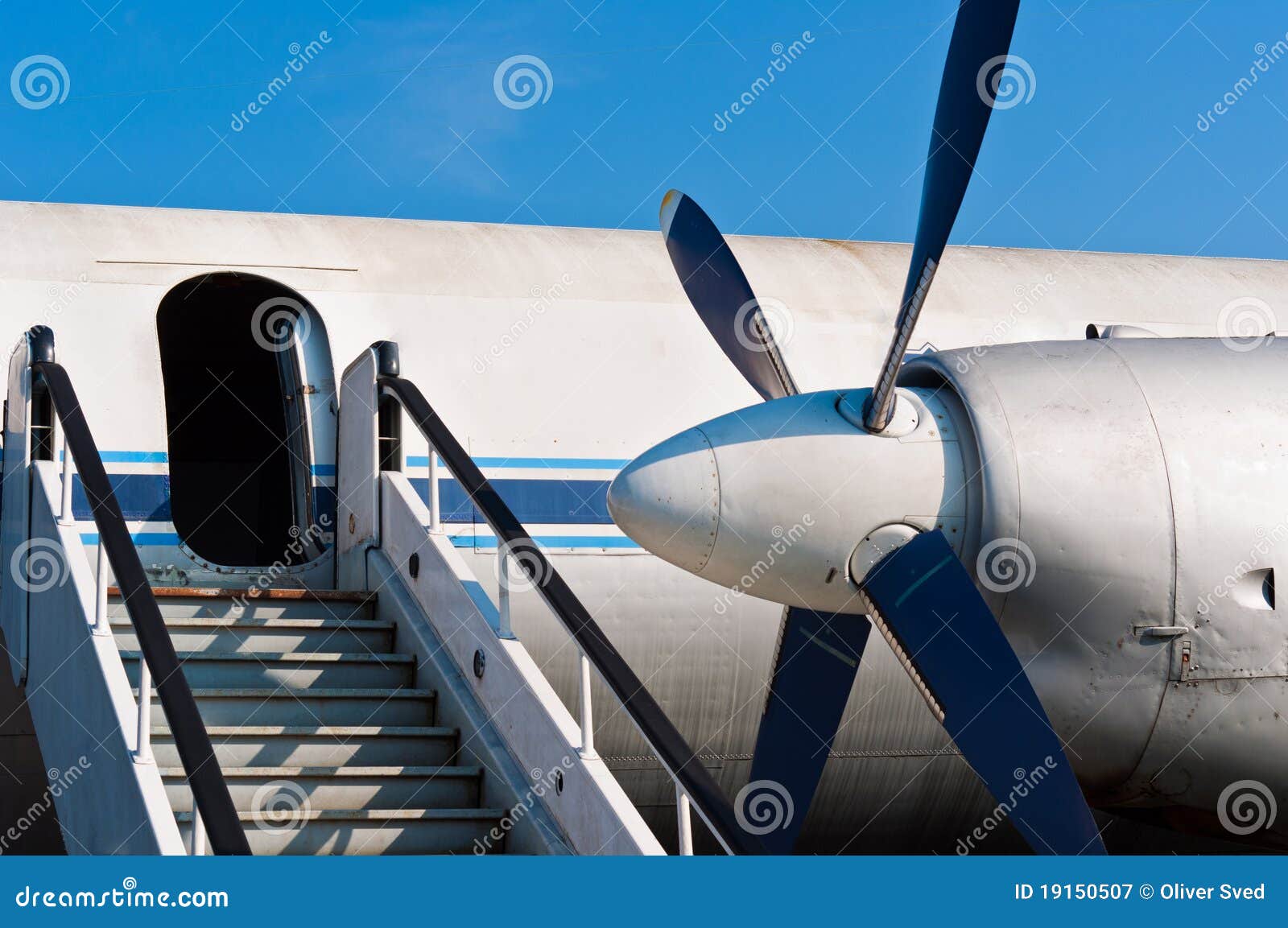 Ramp of an airplane stock image. Image of travel, land - 19150507