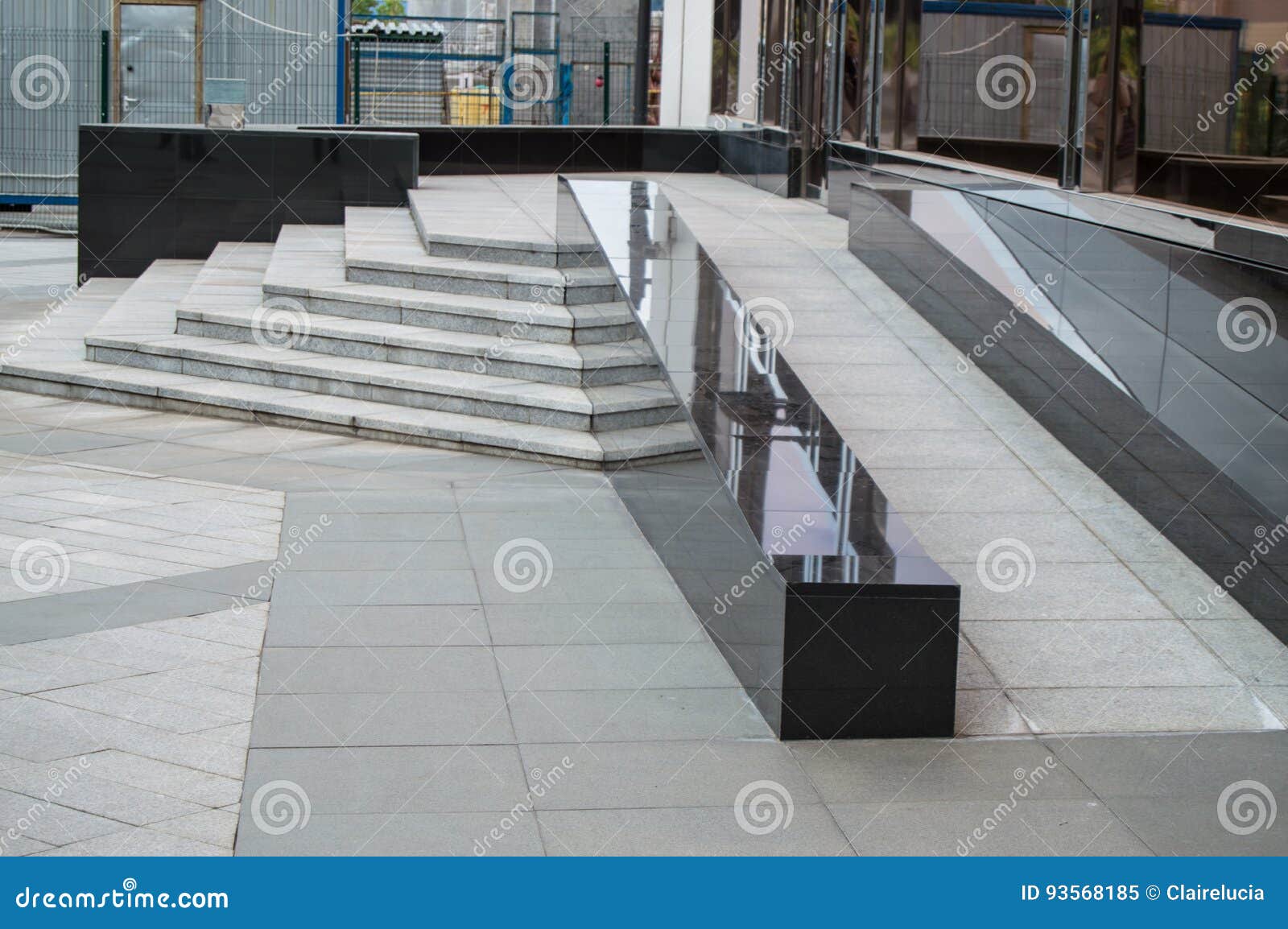 Ramp Available To Support Wheelchair Users in a Modern Office Building ...