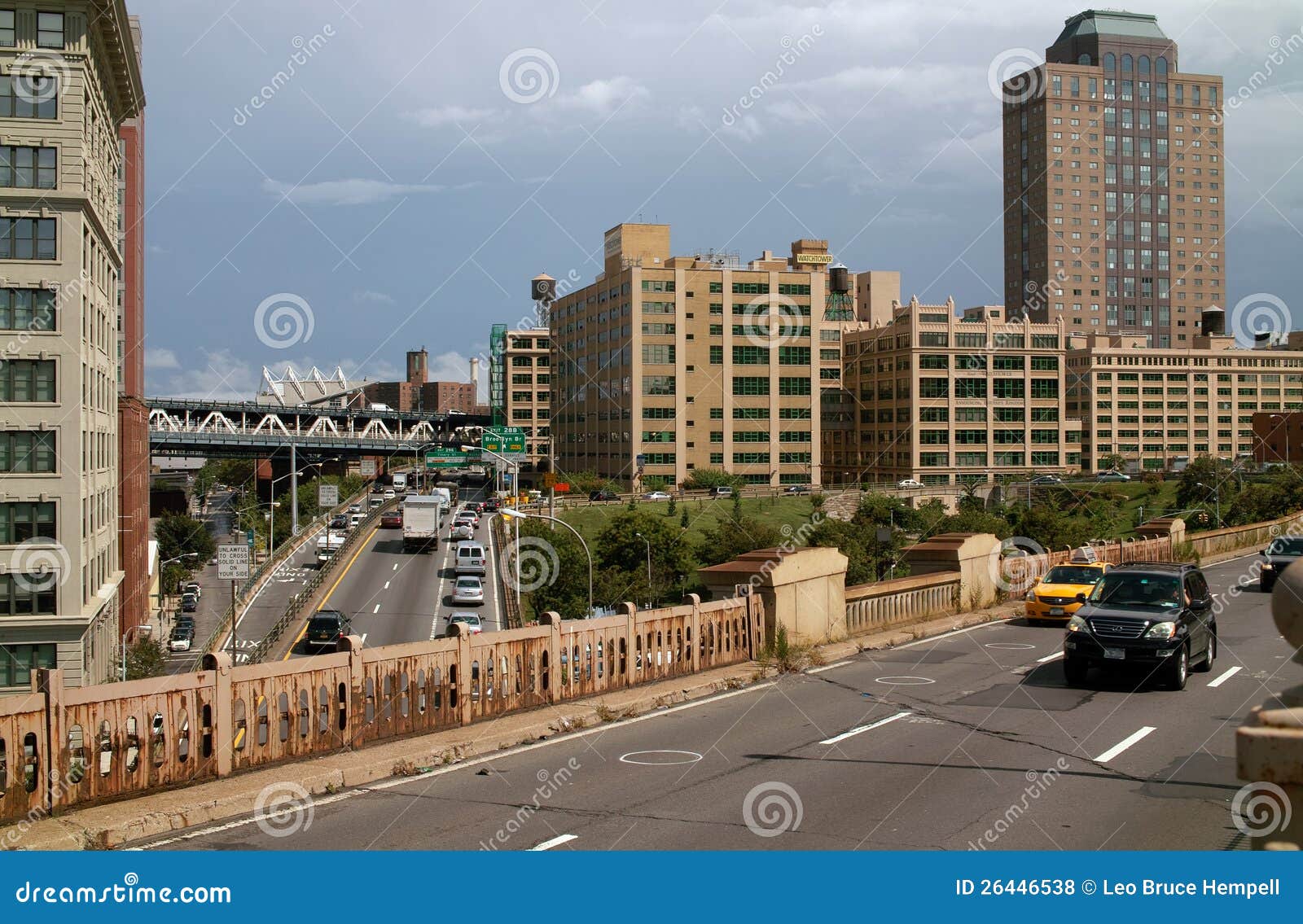 On Ramp for Brooklyn Bridge New York USA Editorial Stock Photo - Image ...