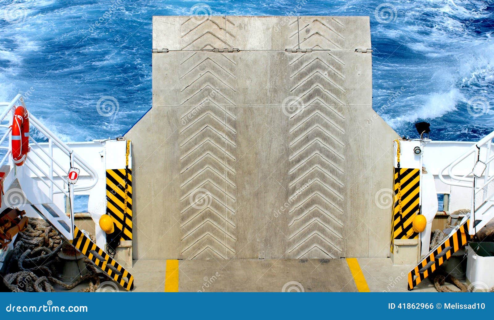 Ramp for cars on the ferry stock photo. Image of board - 41862966