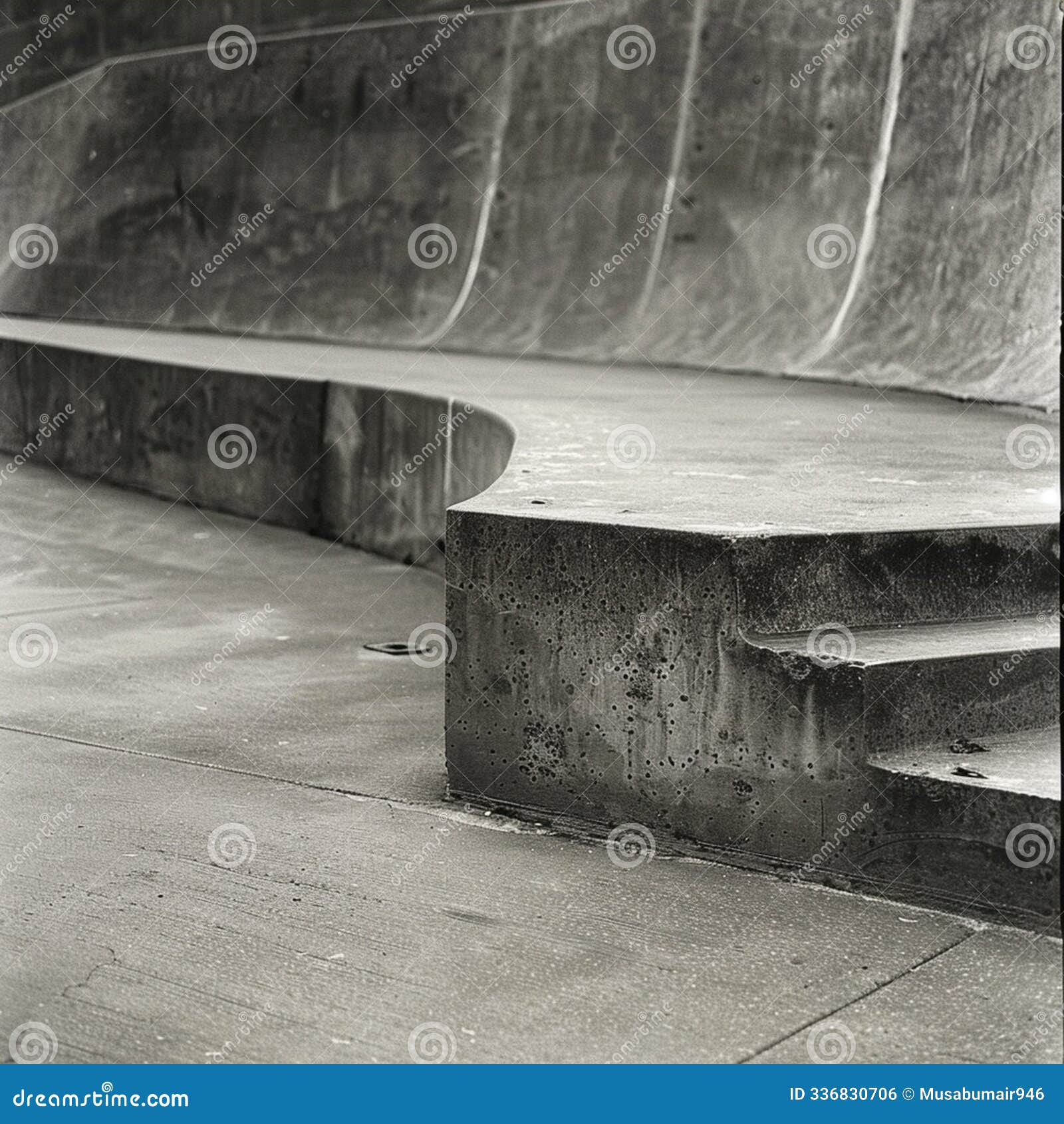 Ramp Corner View, Modern Design, Perfect for Accessibility Stock ...