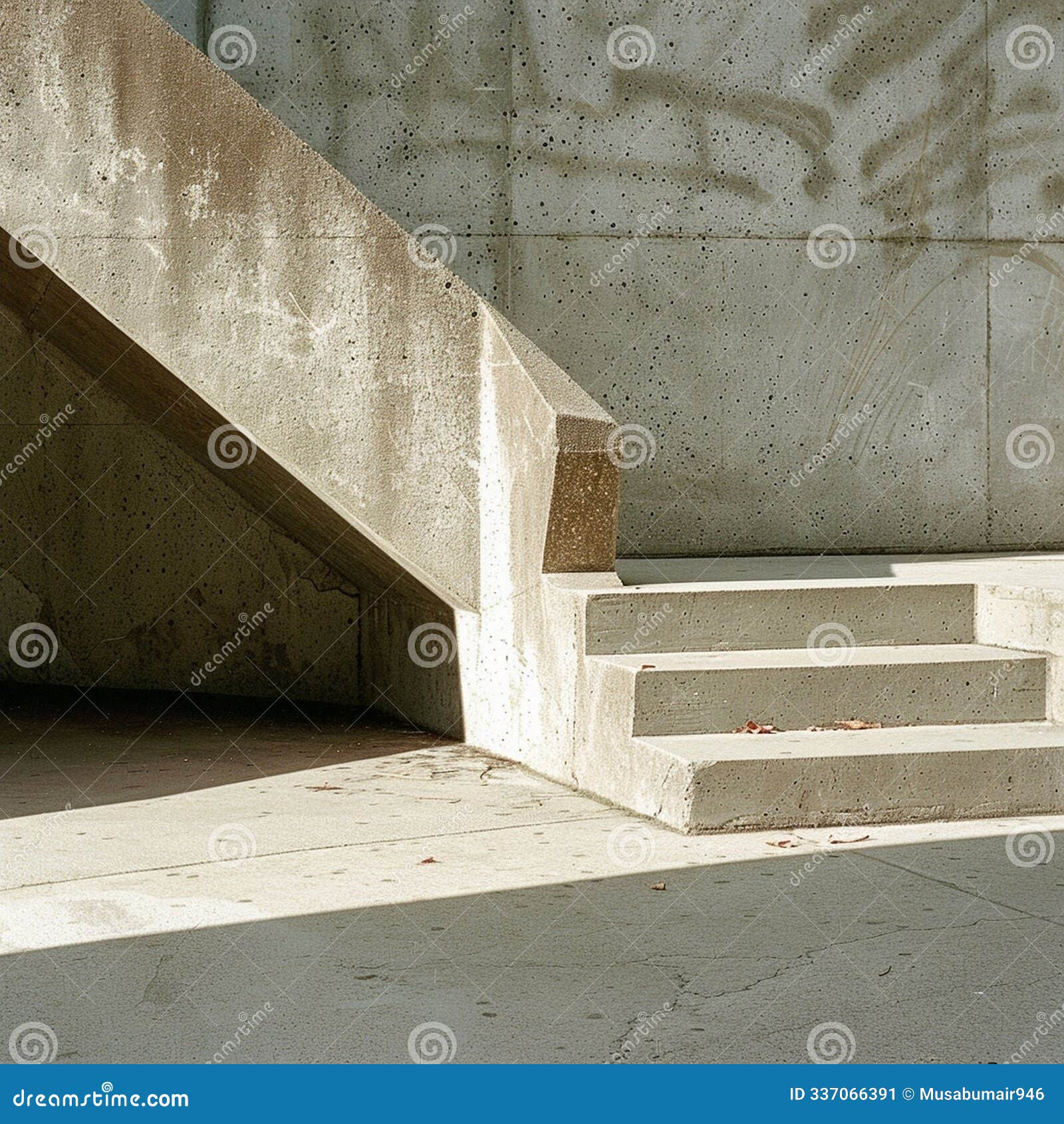 Ramp Corner View, Modern Design, Perfect for Accessibility Stock ...