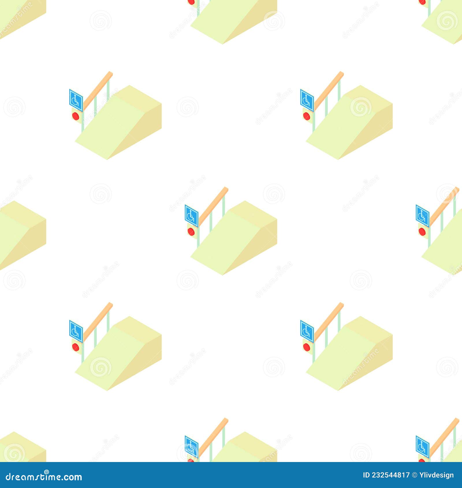 Ramp For The Disabled Symbol Sign, Vector Illustration, Isolate On ...