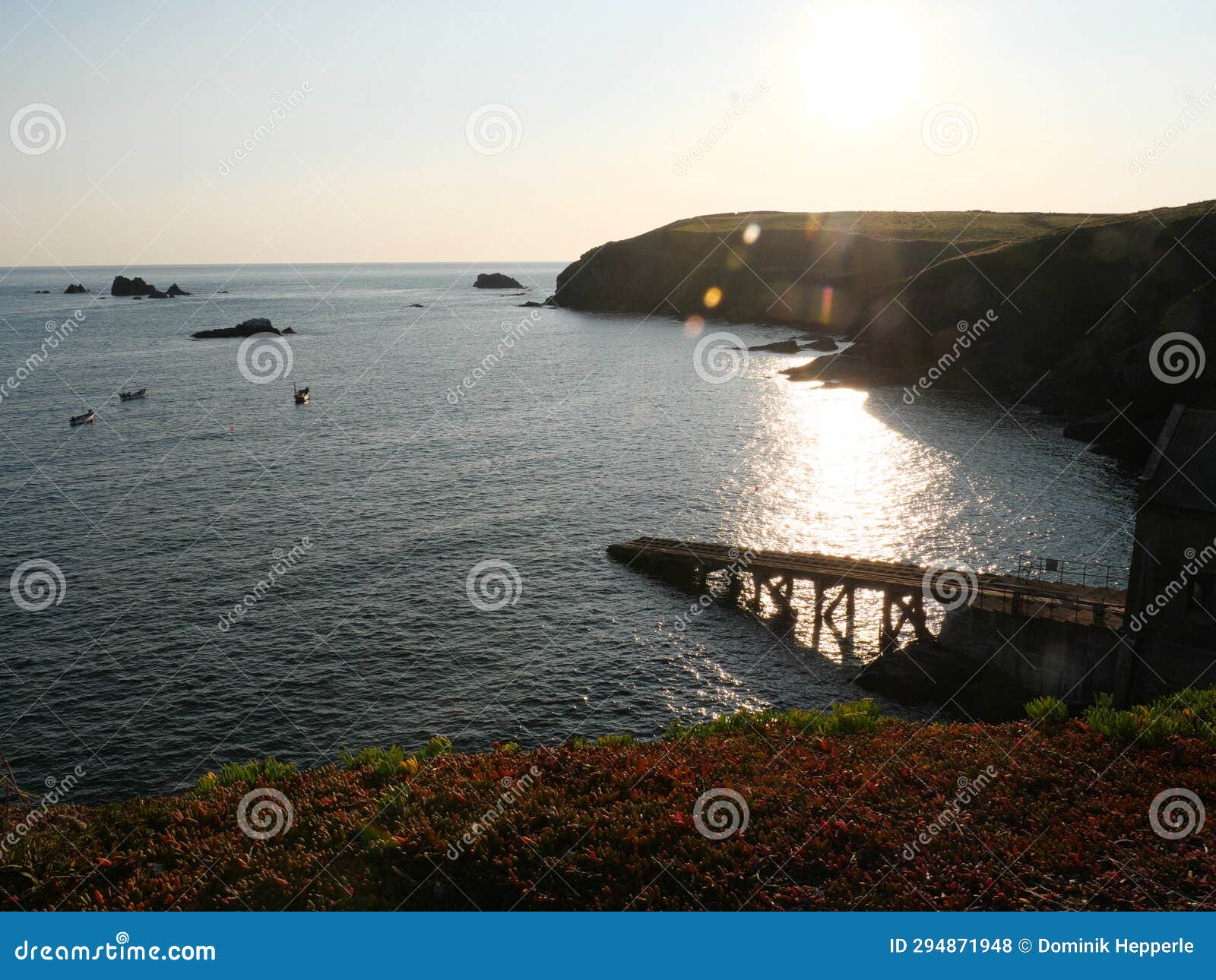 The Ramp of the Lifeboat at the Southernmost Point of Great Britain in ...