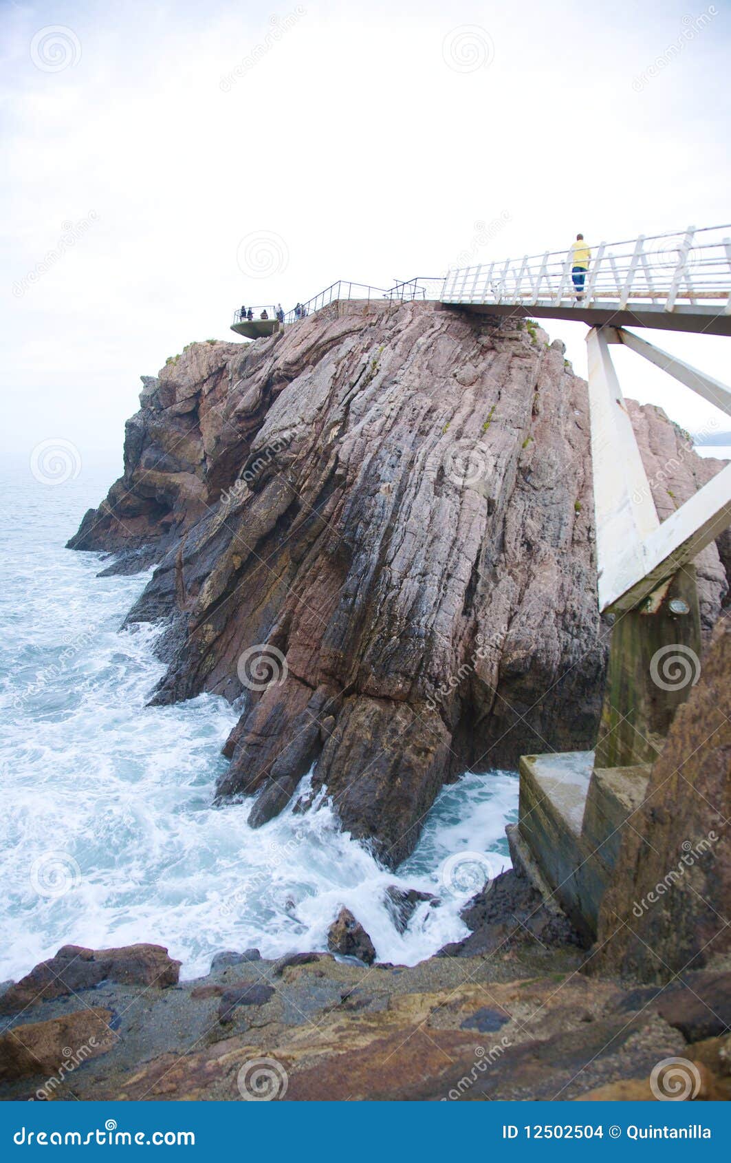 Ramp over cliff stock photo. Image of circular, platform - 12502504