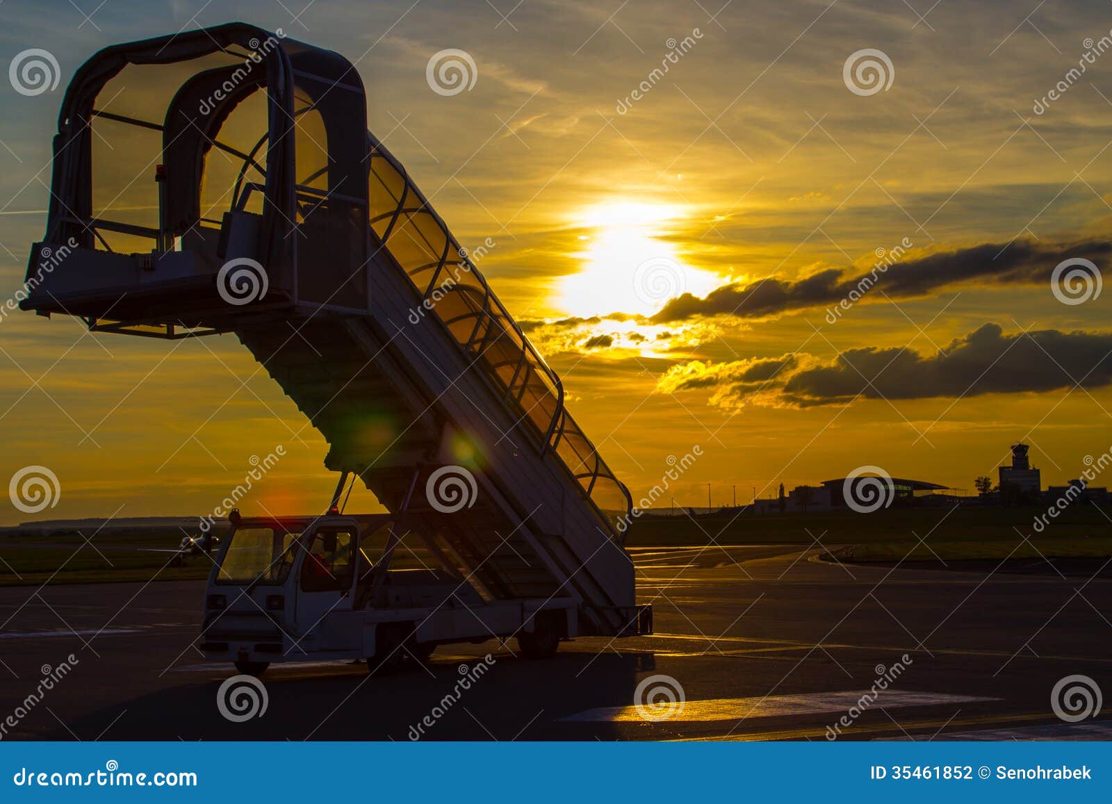 A ramp of the plane stock photo. Image of speed, runway - 35461852
