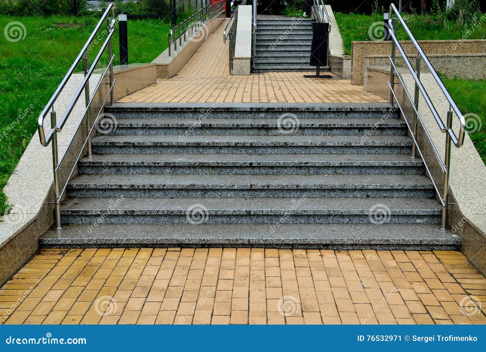 Ramp and stairs stock image. Image of limited, public - 76532971