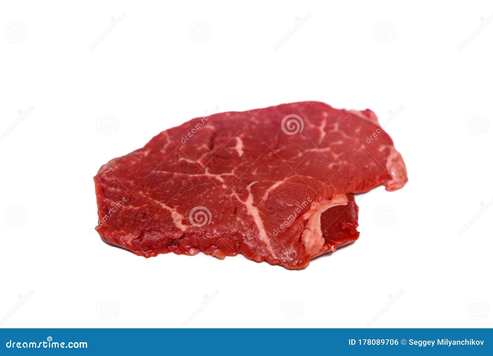 Ramp Steak of Raw Marbled Beef Lies Stock Photo - Image of food ...