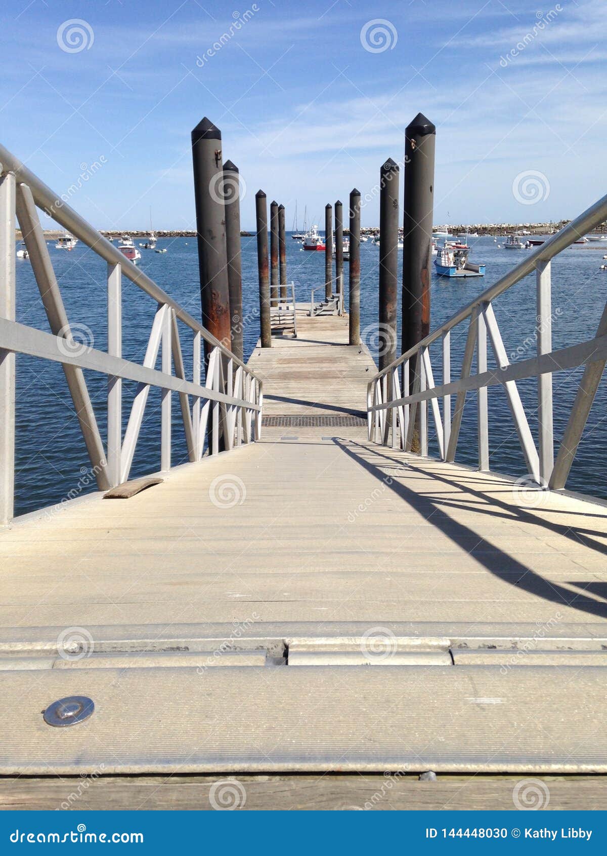 Ramp to the dock stock photo. Image of ramp, ocean, harbor - 144448030