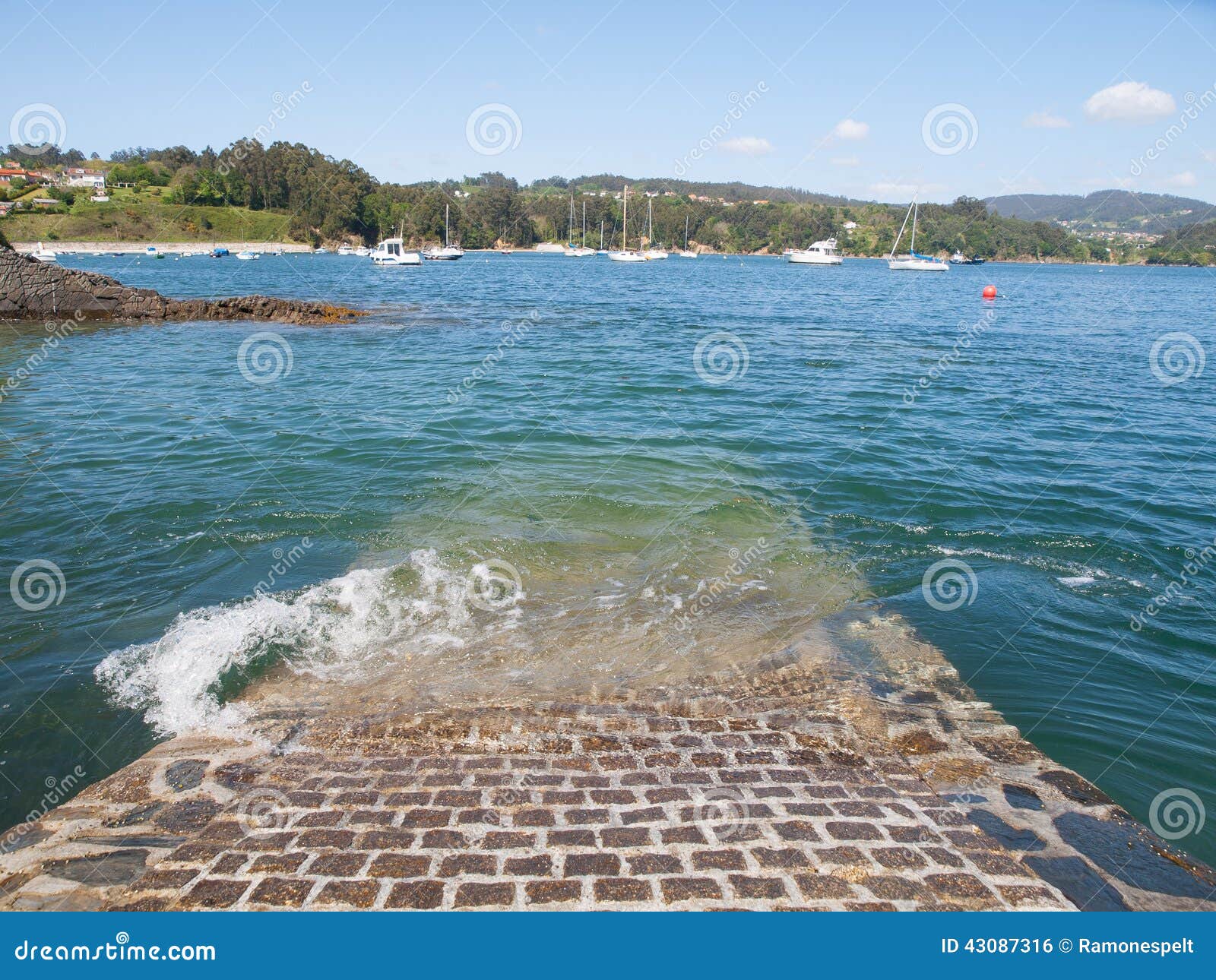 Ramp to the sea stock photo. Image of outside, coastal - 43087316
