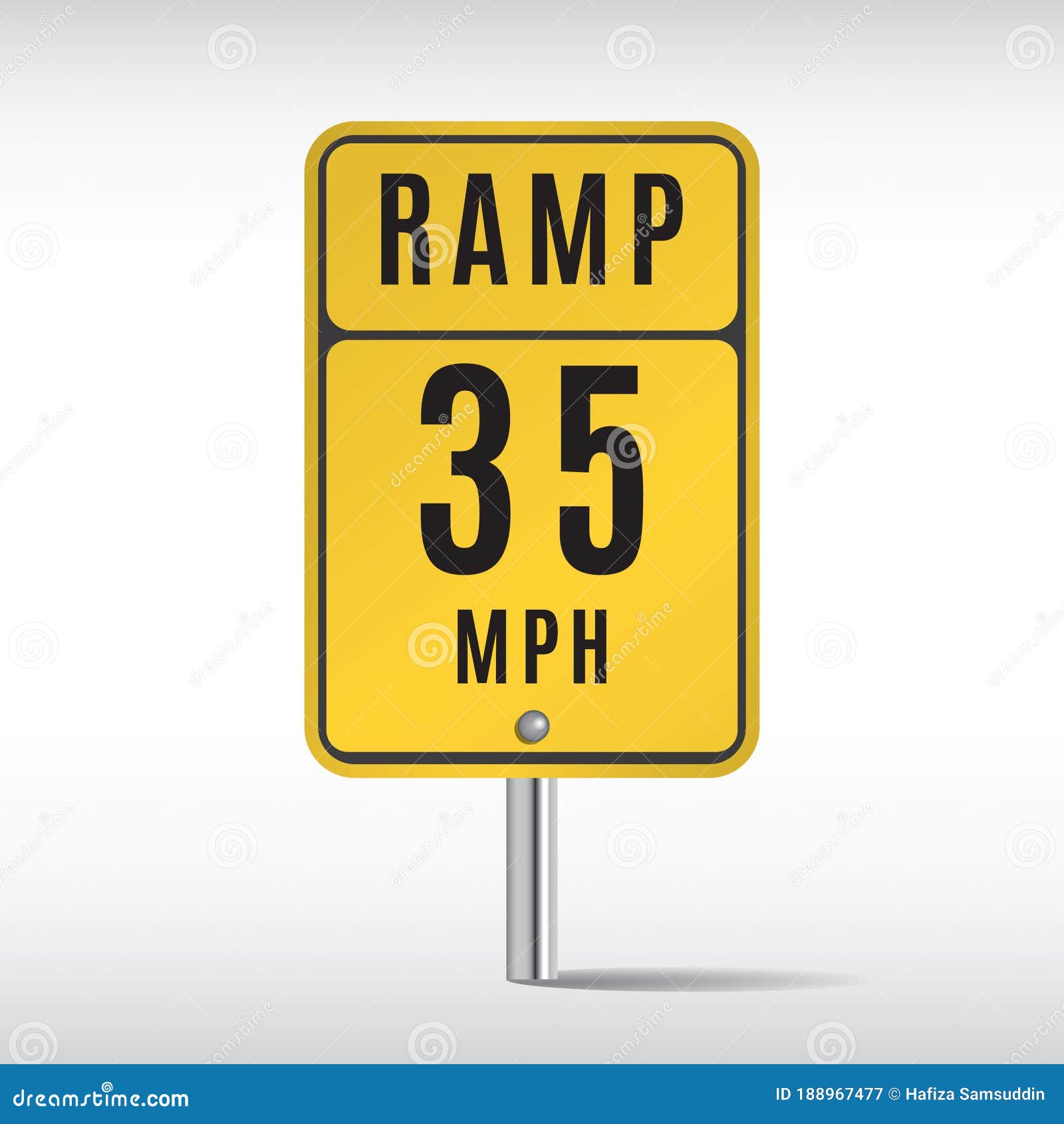 Ramp Meter Ahead Sign Rule. Back View Of Suv On Road. Be Prepared To ...