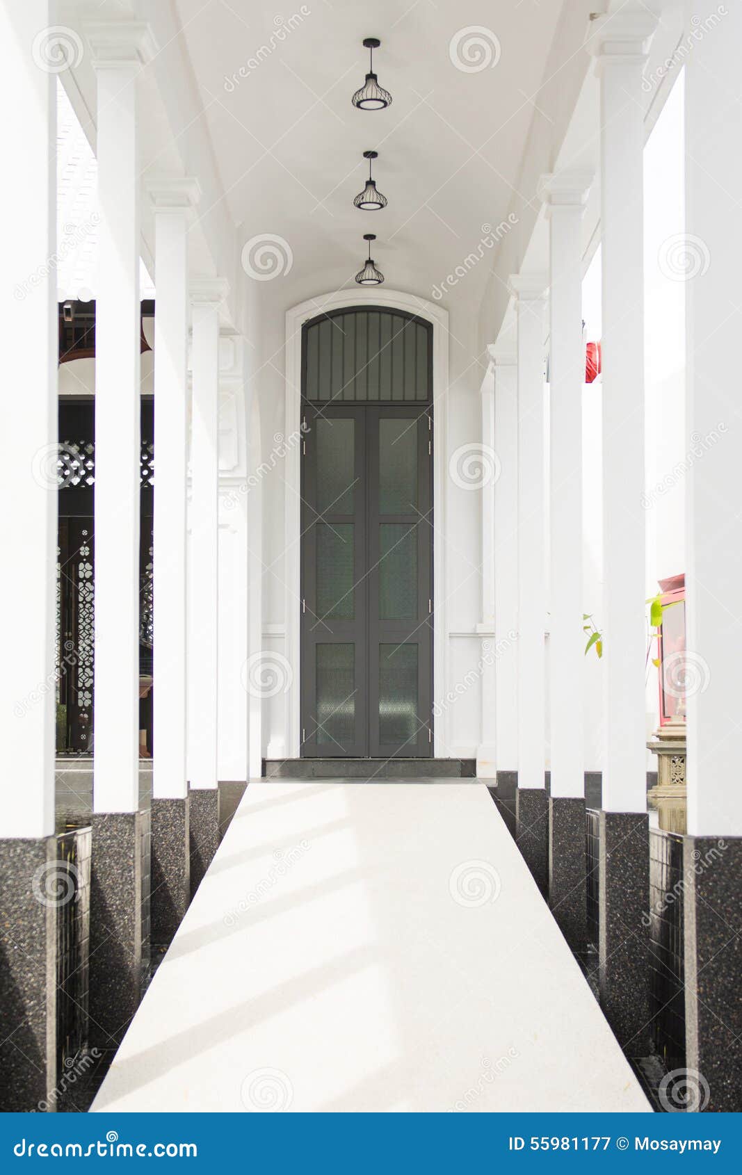 Ramp Up To the Building for Wheelchairs Stock Image - Image of ...