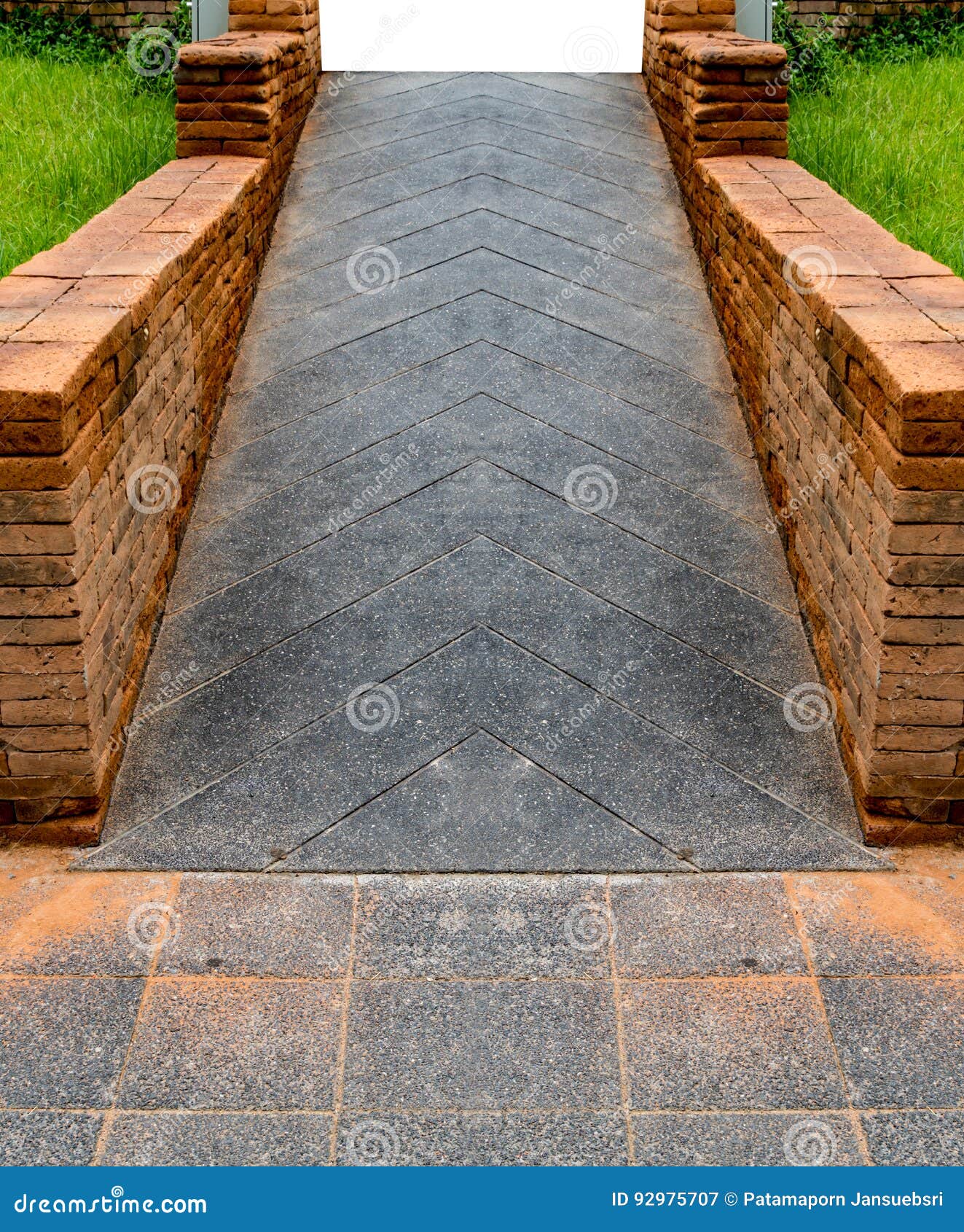 Ramp for wheelchair stock image. Image of handicap, drive - 92975707