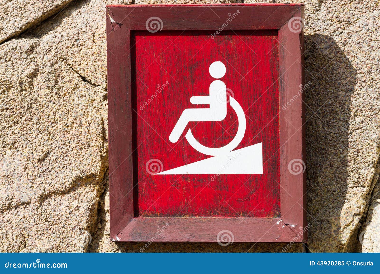 Ramp for wheelchair sign stock image. Image of medical - 43920285