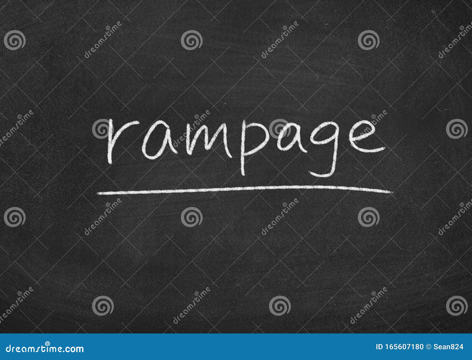 Rampage stock photo. Image of chalkboard, abstract, concept - 165607180