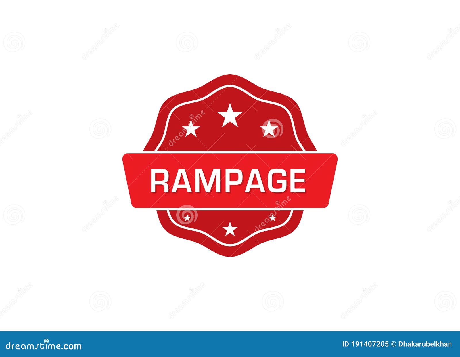 Rampage Label Sticker,Rampage Badge Sign Stock Vector - Illustration of ...
