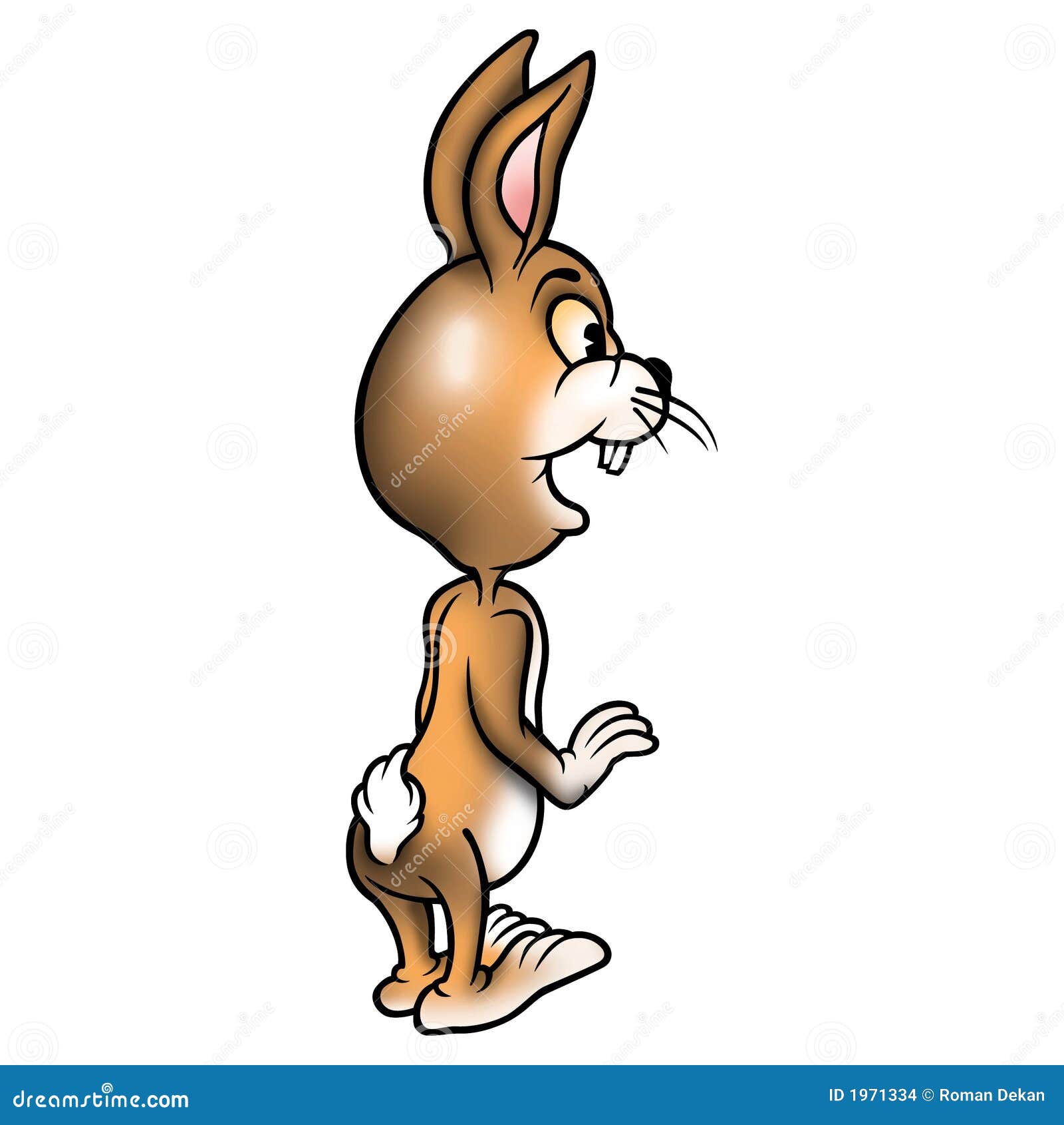 Rampant rabbit stock illustration. Illustration of rodent - 1971334