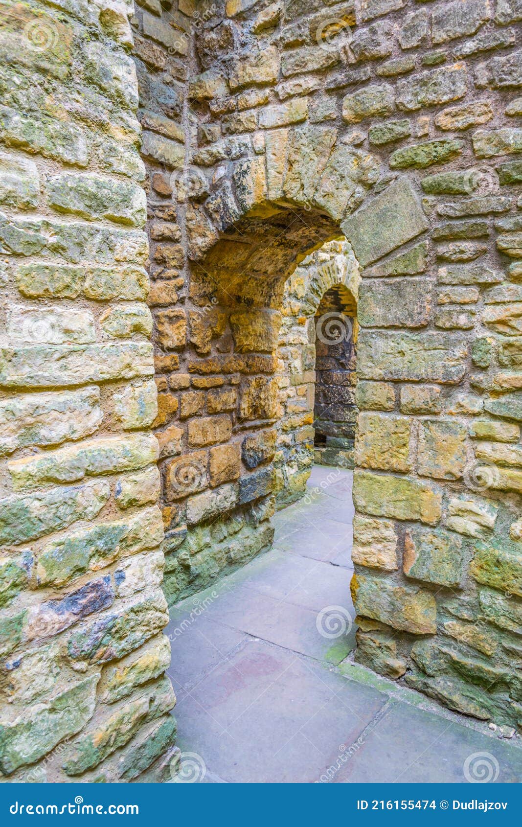 Rampart of the Lincoln Castle, England Stock Photo - Image of england ...